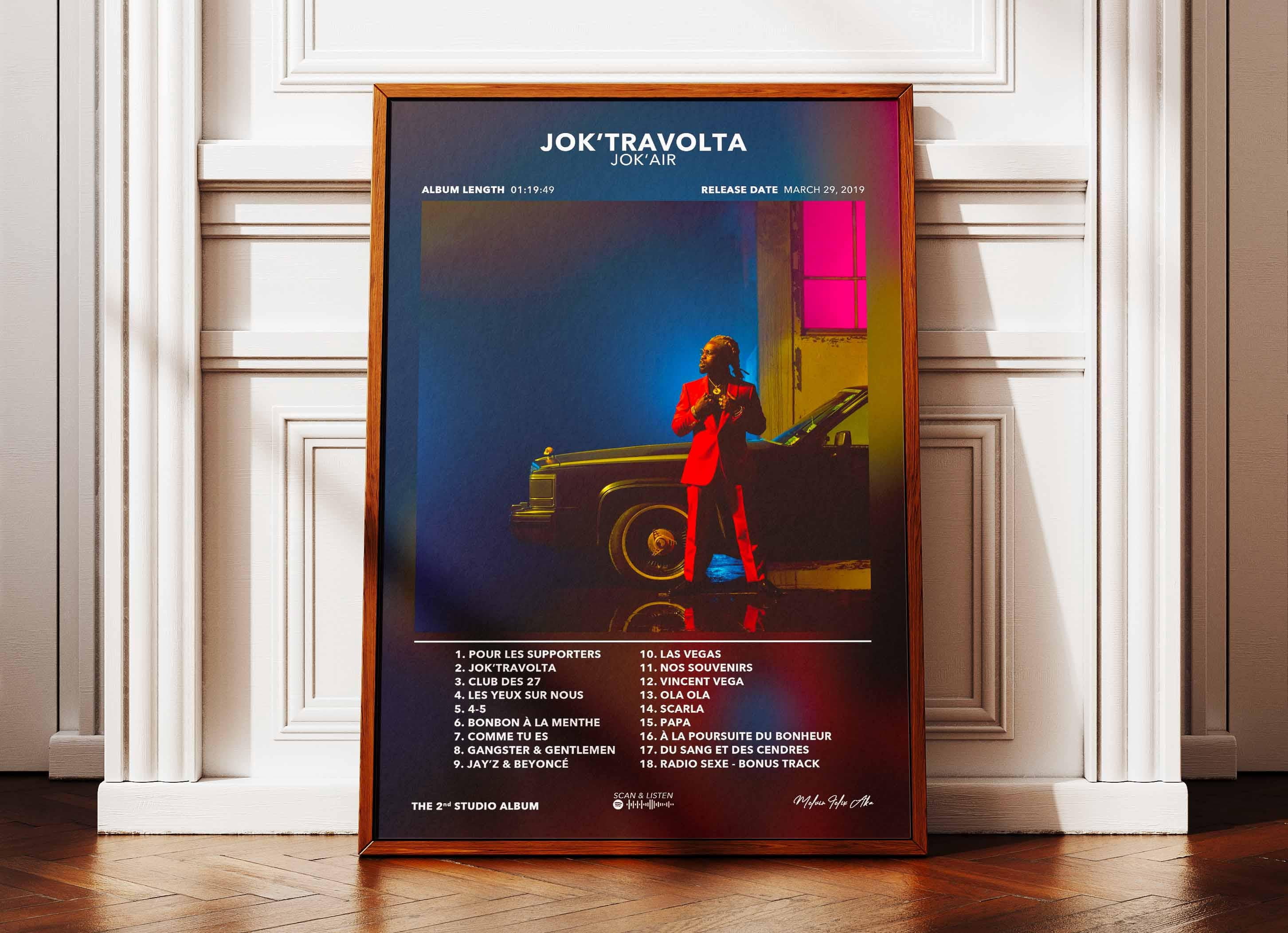 GATEGOO Poster Jok'Travolta Jok'Air Album Poster | Jok'Air Album Poster ...