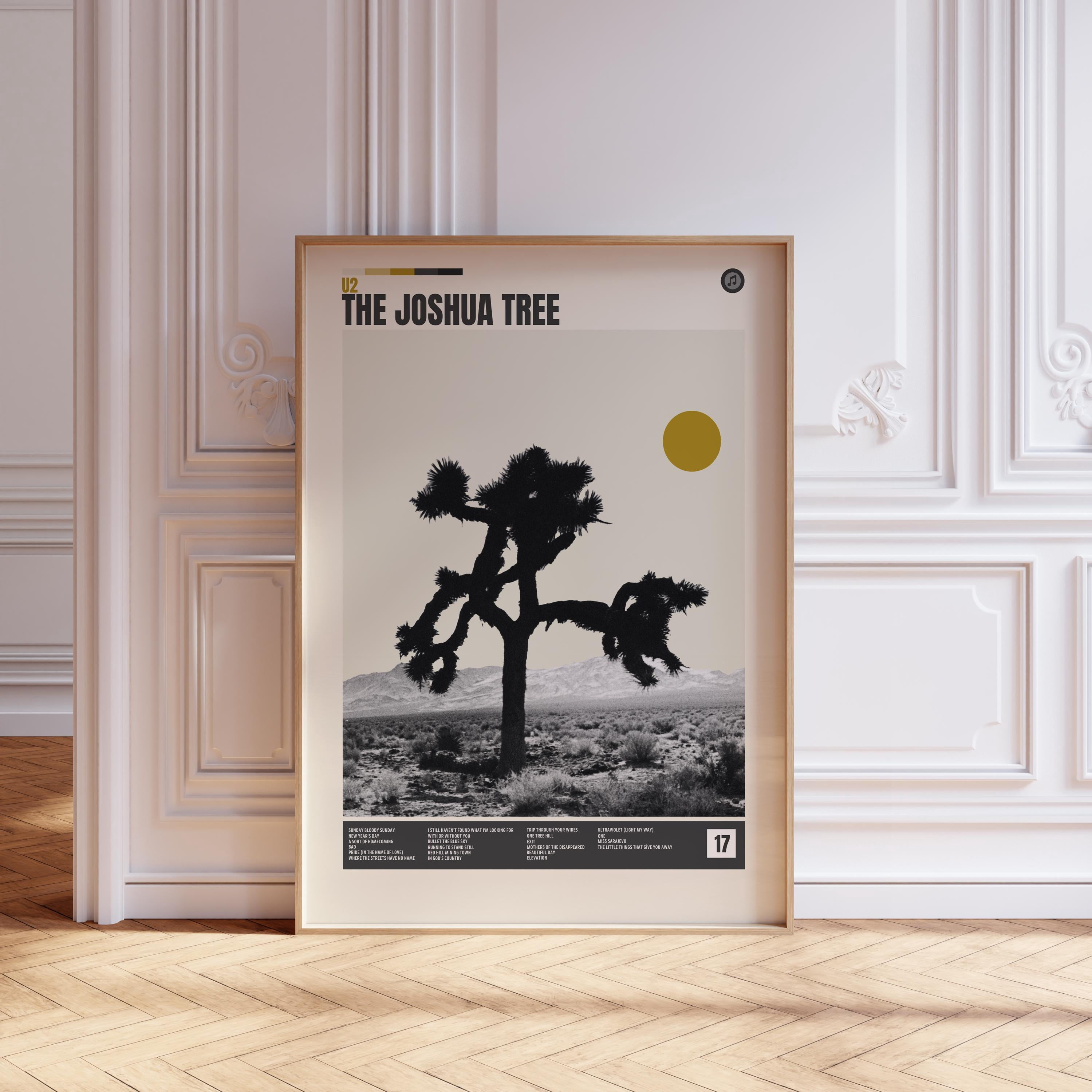 GATEGOO Poster Joshua Tree U2 Poster, Music Poster, Midcentury Modern ...