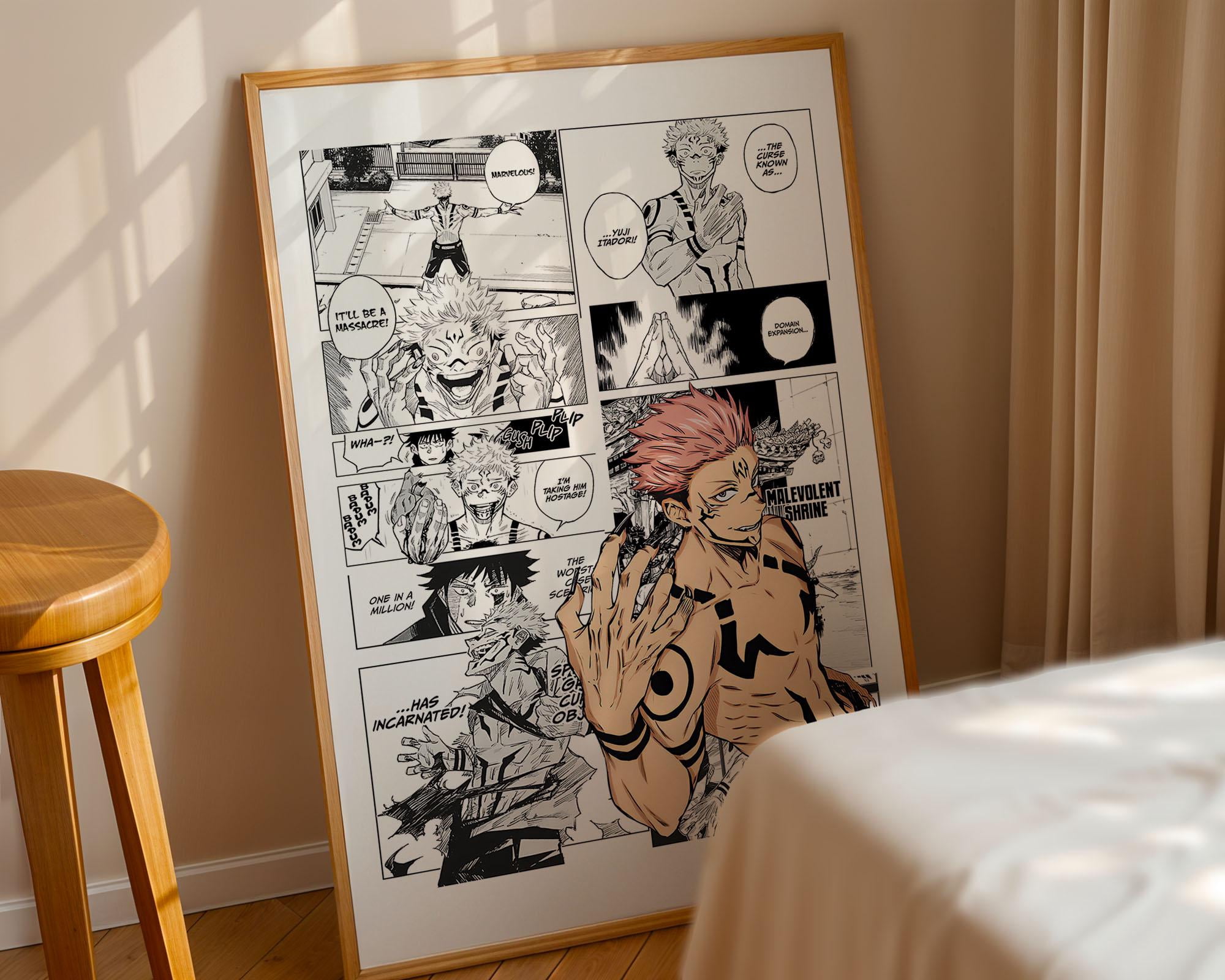 GATEGOO Poster Jujutsu Kaisen Ryomen Sukuna Poster – Print For Anime ...