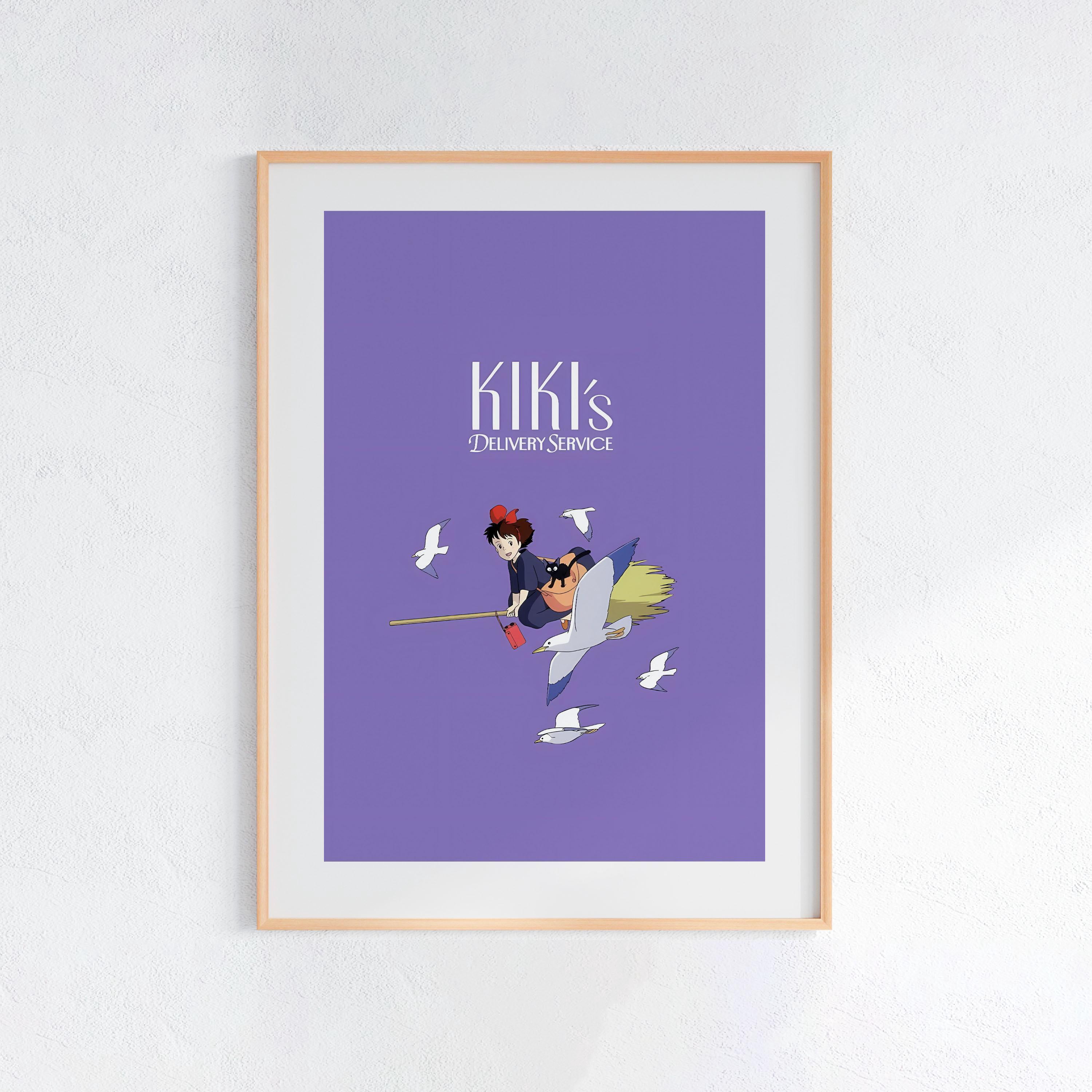 GATEGOO Poster Kiki’S Delivery Service (1989), Anime Art Prints ...