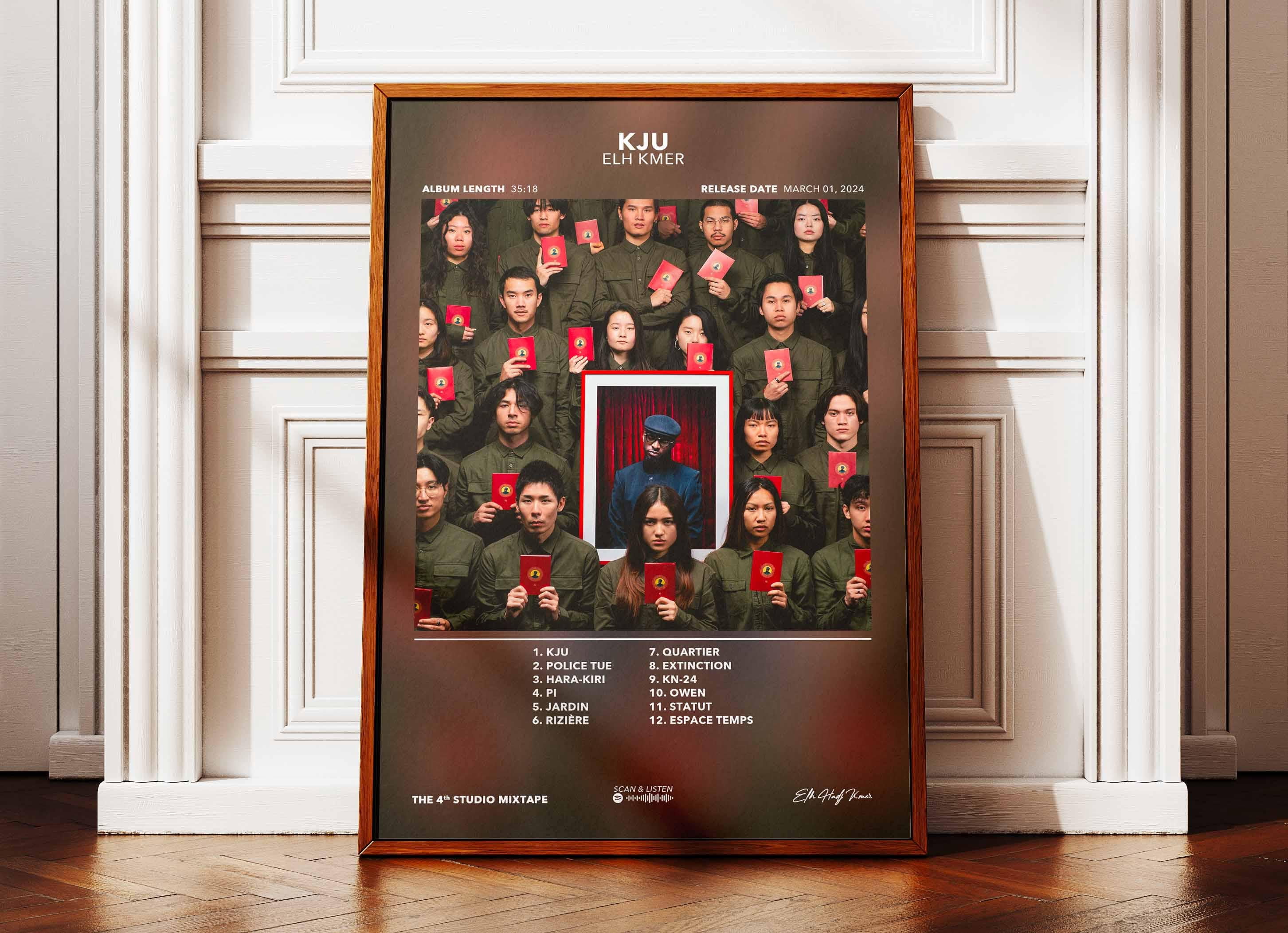 GATEGOO Poster Kju Elh Kmer Album Poster | Elh Kmer Kju Album Poster ...