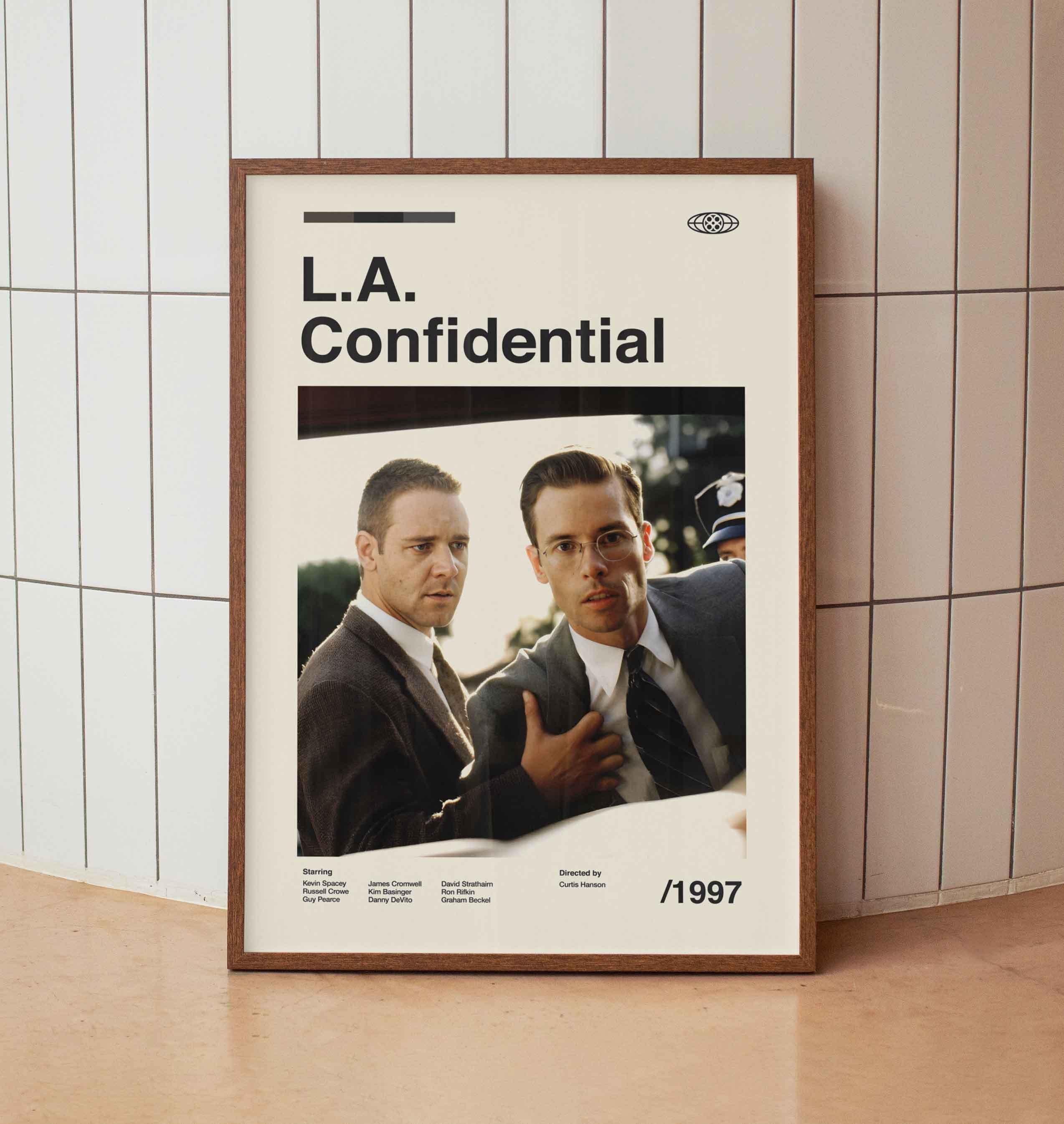 GATEGOO Poster L.A. Confidential Vintage Movie Poster - Kevin Spacey ...