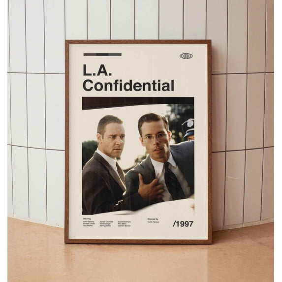 GATEGOO Poster L.A. Confidential Vintage Movie Poster - Kevin Spacey ...