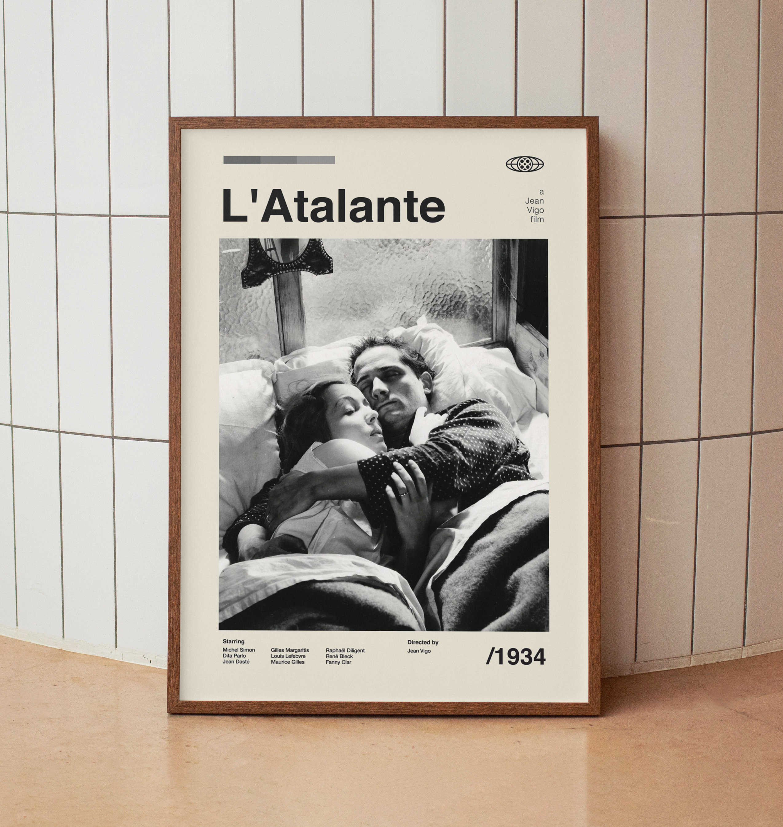 GATEGOO Poster L'Atalante 1934 Vintage Movie Poster - Jean Vigo Classic ...