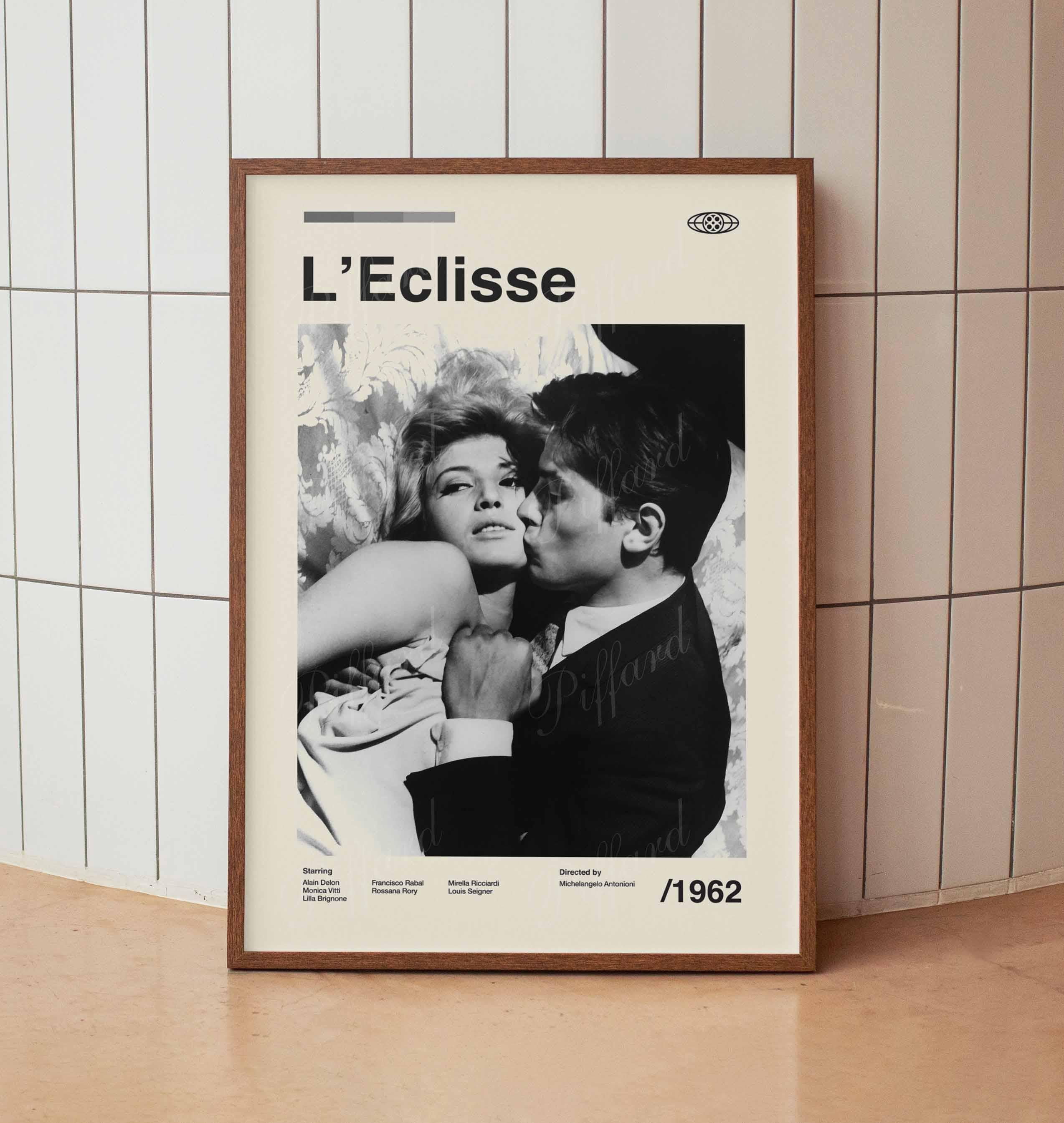 GATEGOO Poster L'Eclisse Vintage Movie Poster - Michelangelo Antonioni ...