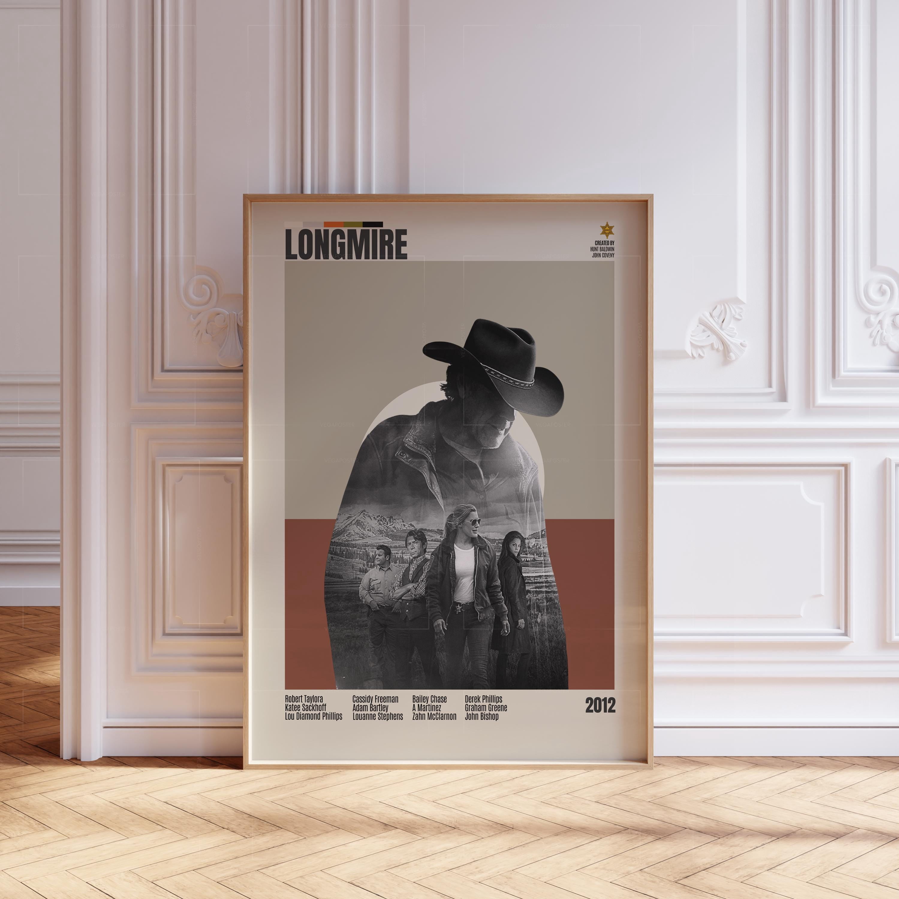 GATEGOO Poster Longmire Poster, Longmire Tv Show, Retro Tv Show Poster ...