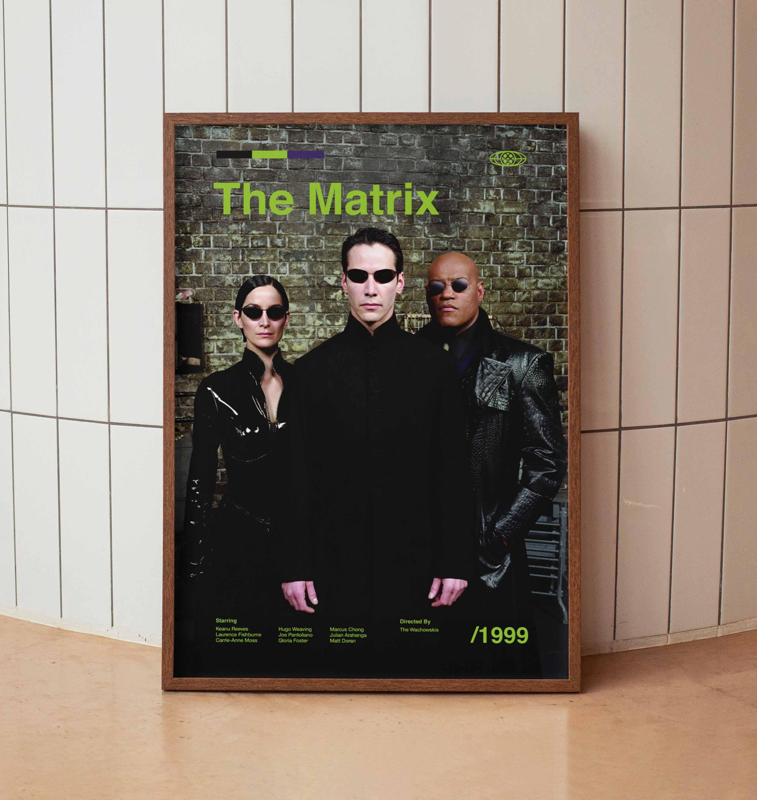 GATEGOO Poster The Matrix Full Size Wall Art Print - Keanu Reeves ...