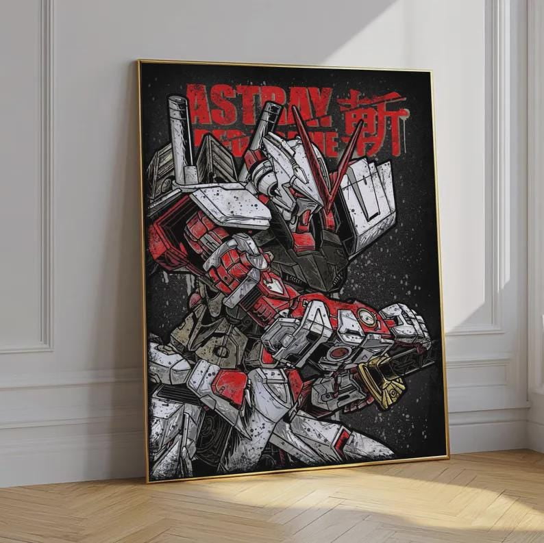 GATEGOO Poster Mecha Poster Set | Anime Robot Wall Art 24X36, UNFRAMED ...