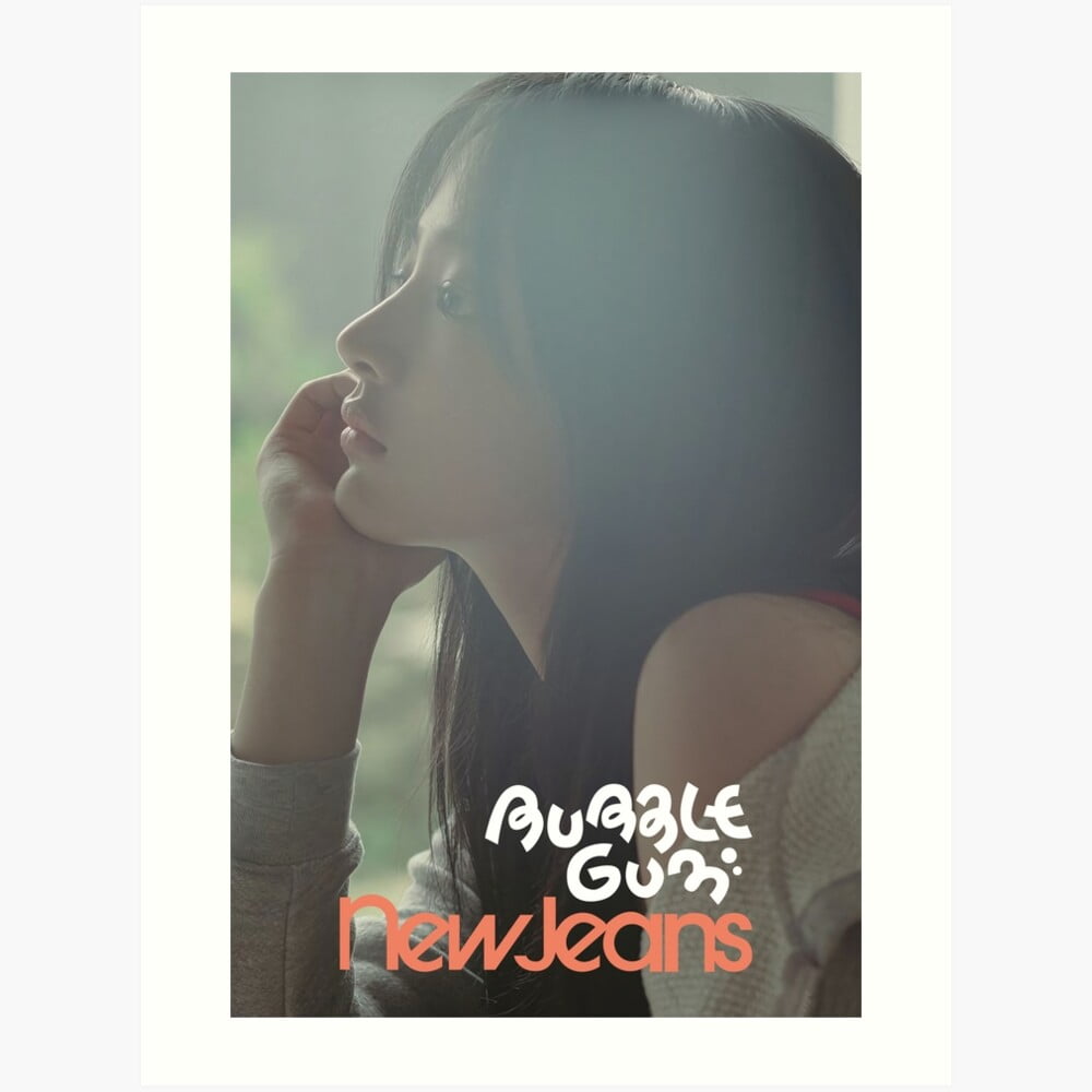 GATEGOO Poster Minji Bubble Gum Super Shy Cool Avec Vous Eta Nouveau ...