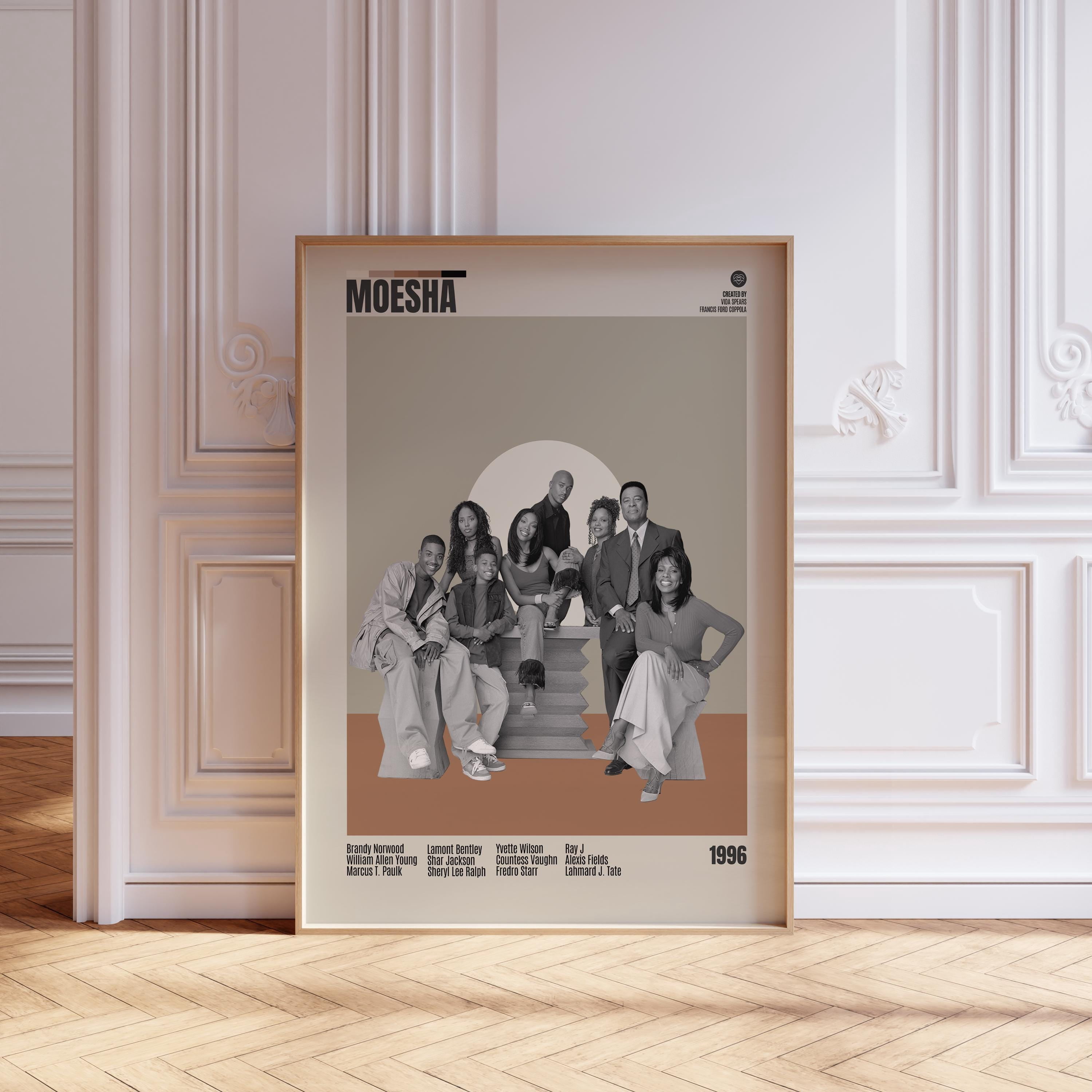 GATEGOO Poster Moesha Poster, Moesha Tv Series, Retro Movie Print ...