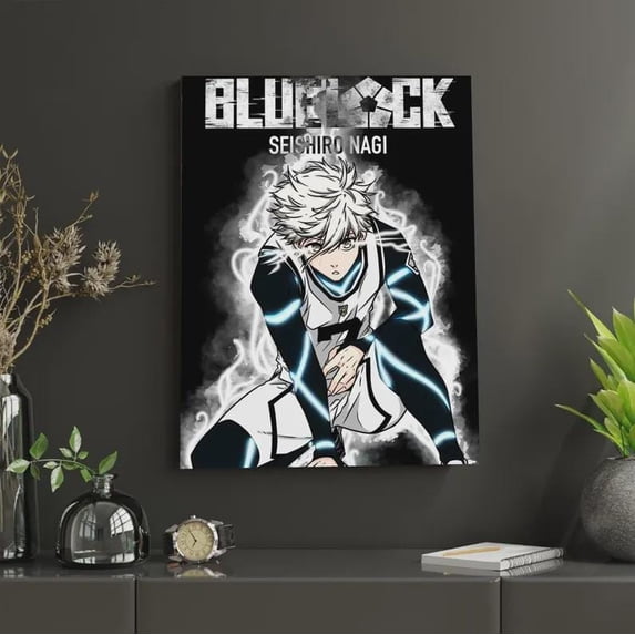 GATEGOO Poster Nagi Seishiro Poster | Blue Lock Anime Art Print 8X12 ...