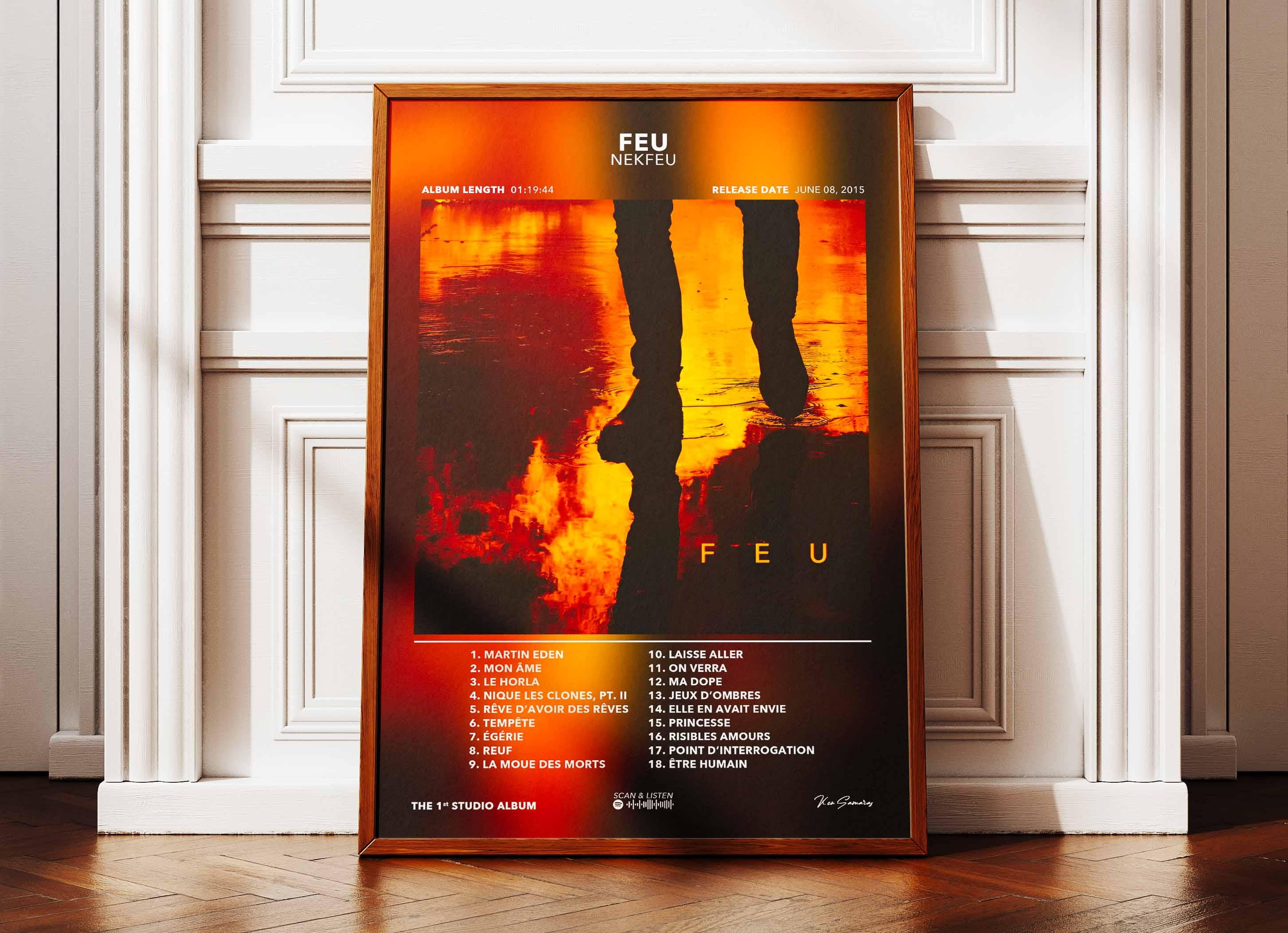 GATEGOO Poster Nekfeu Album Poster | Nekfeu Album Poster | Rapper ...