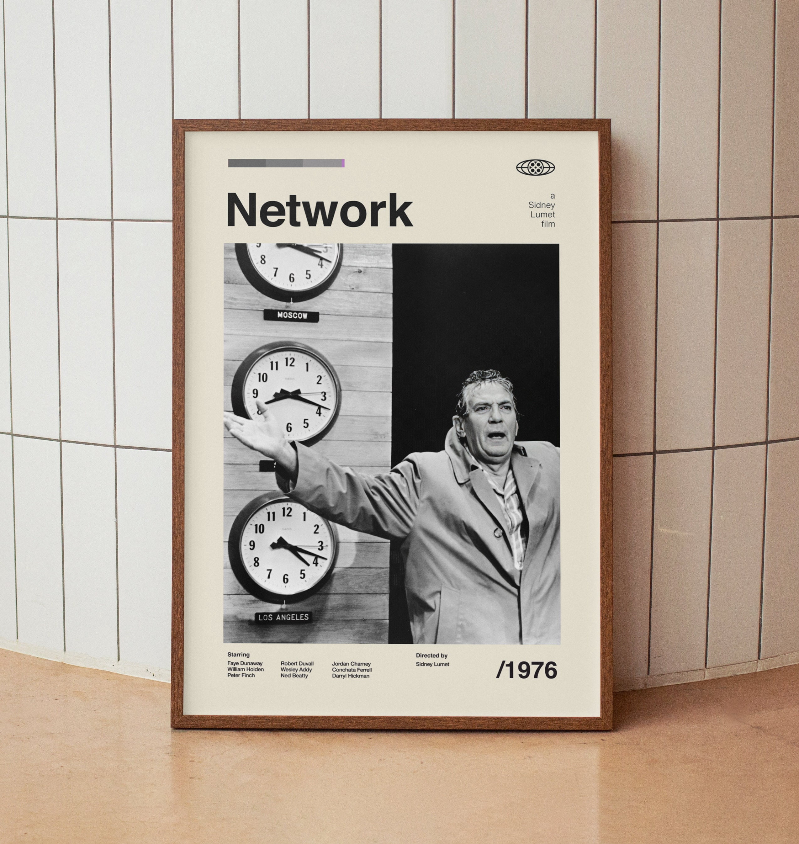 GATEGOO Poster Network 1976 Vintage Movie Poster - Faye Dunaway William ...