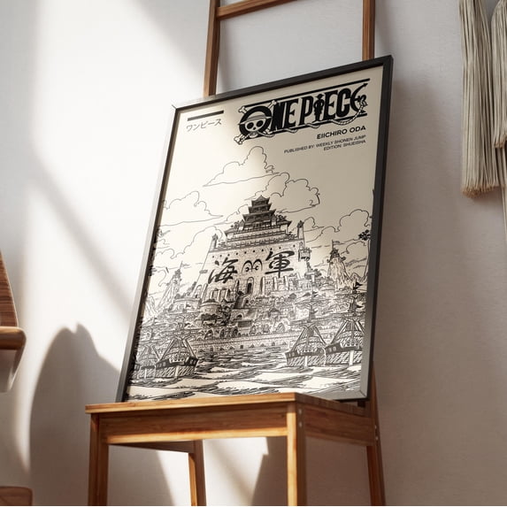 GATEGOO Poster The Oda Collection – Marinford Anime/Manga Pirate Poster ...