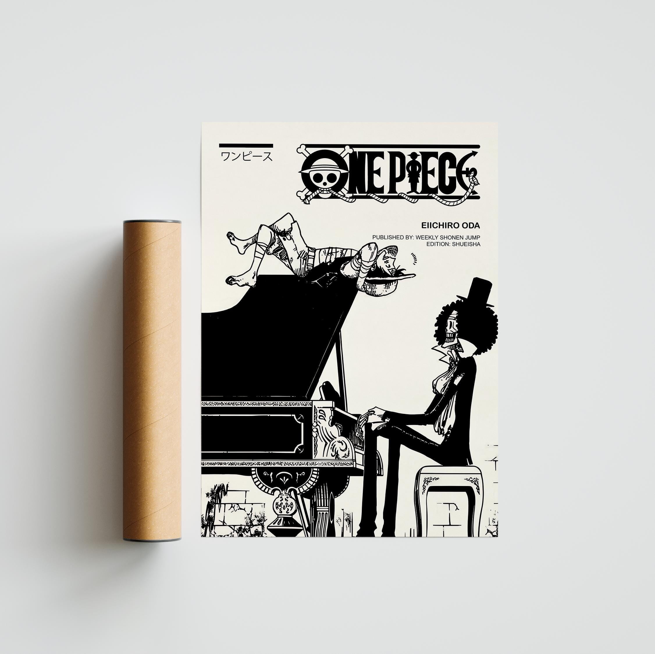 GATEGOO Poster The Oda Collection – The Sake Anime/Manga Pirate Poster ...