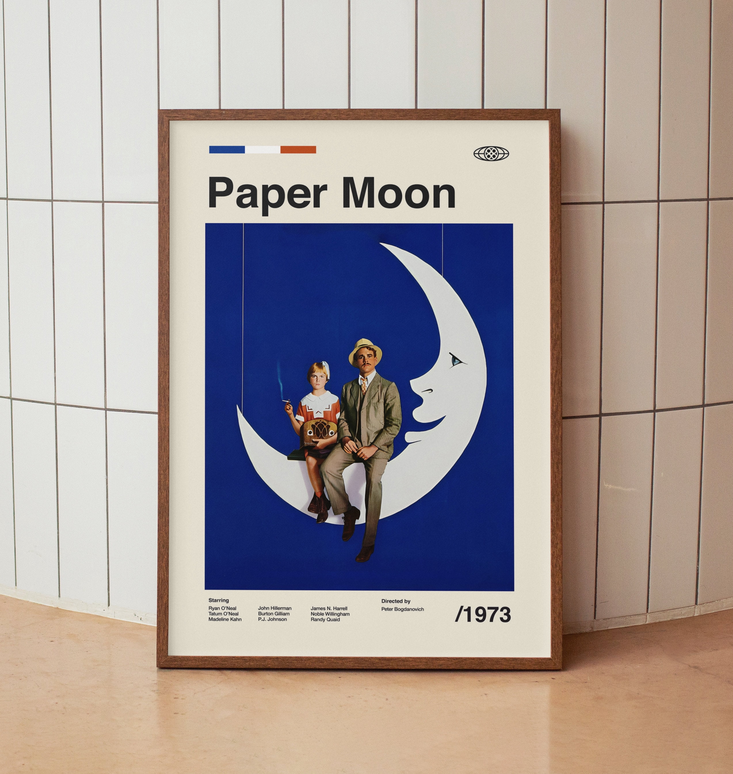 GATEGOO Poster Paper Moon Vintage Movie Poster - Ryan O'Neal Madeline ...