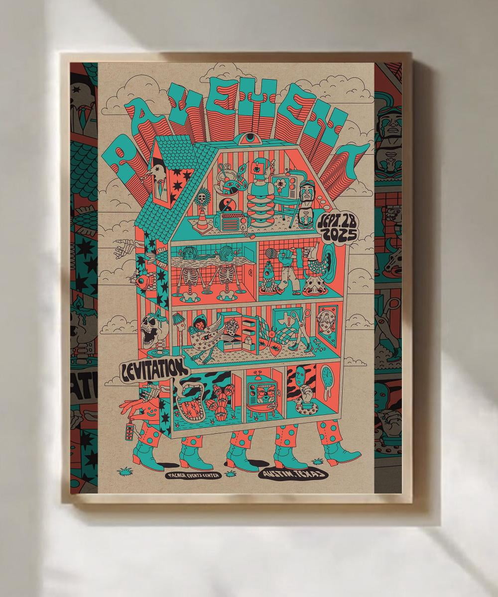 GATEGOO Poster Pavement Levitation Tour 2025 Poster Austin Tx Concert ...