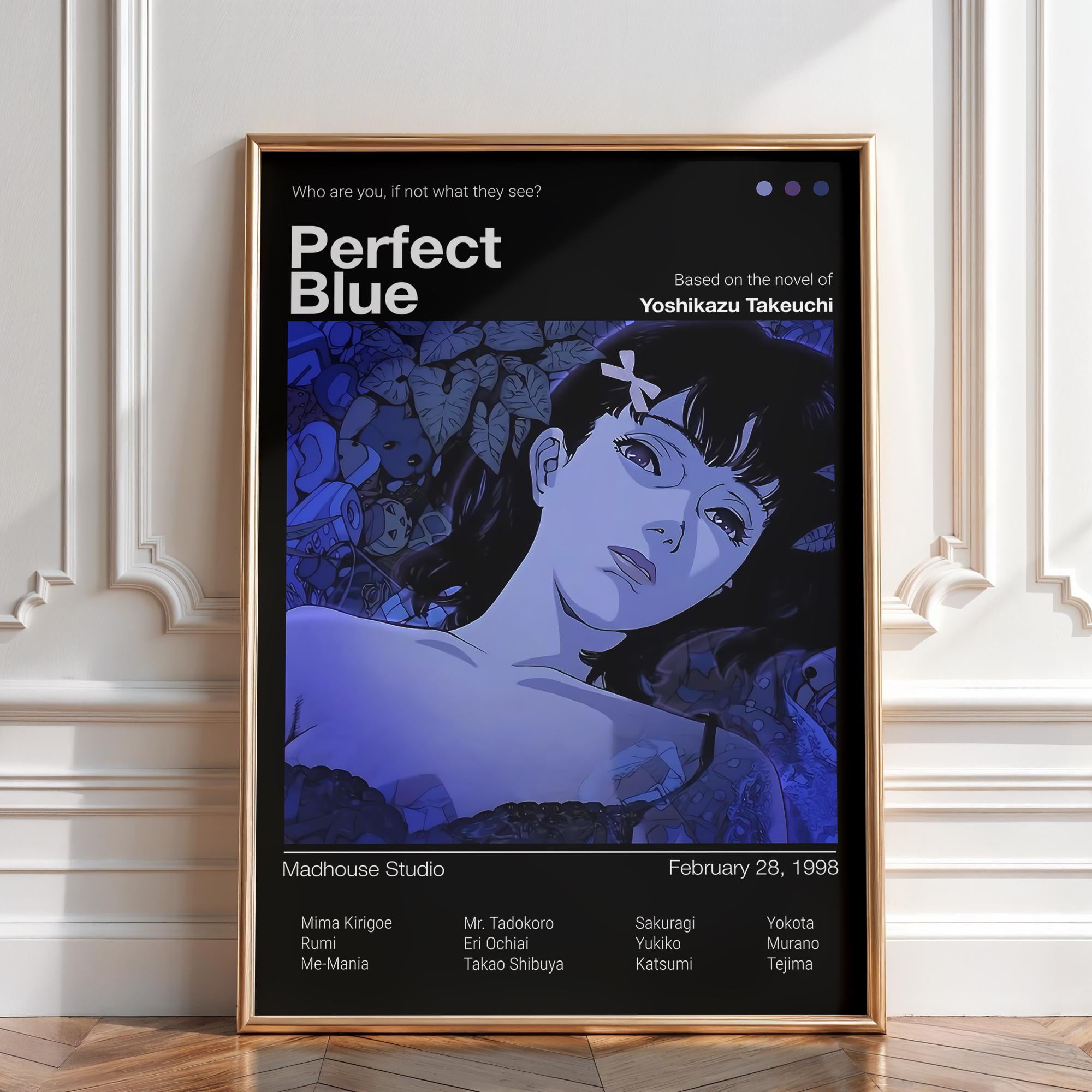 GATEGOO Poster Perfect Blue Poster, Perfect Blue Print, Anime Poster ...