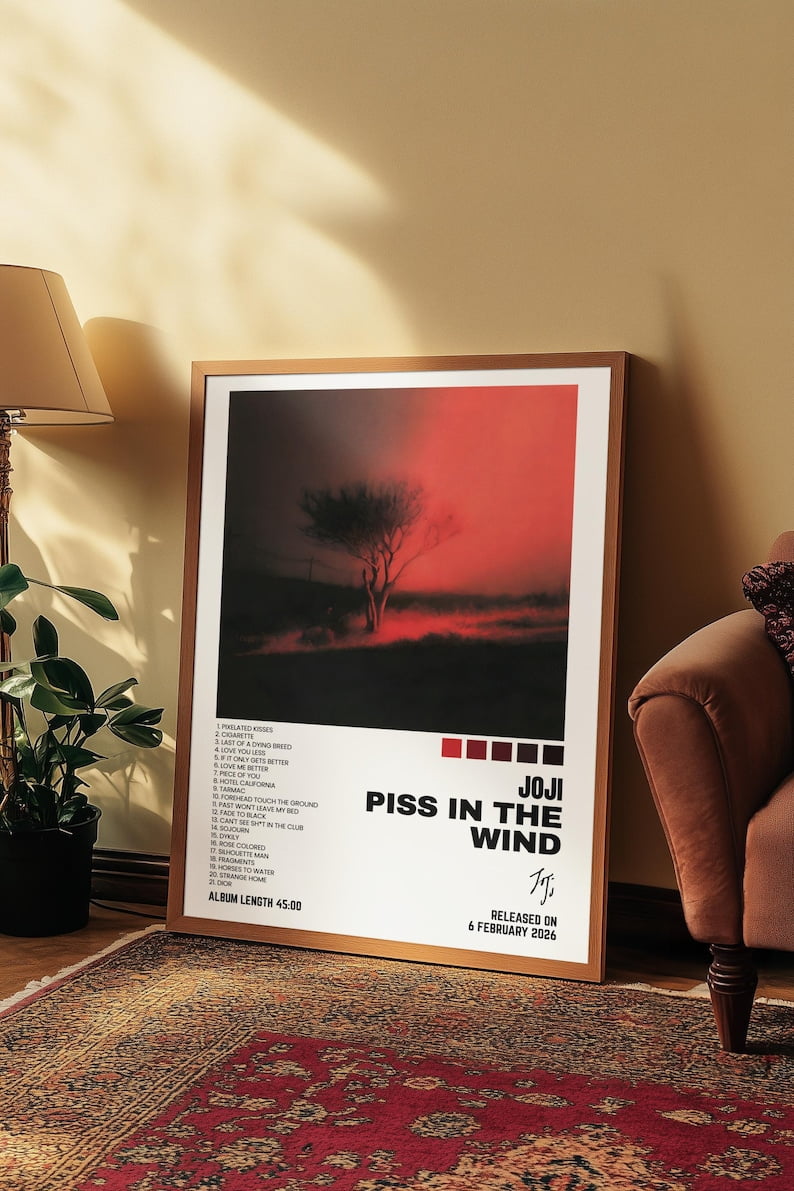 GATEGOO Poster Piss In The Wind Album Cover Print | Trendy Unreleased ...