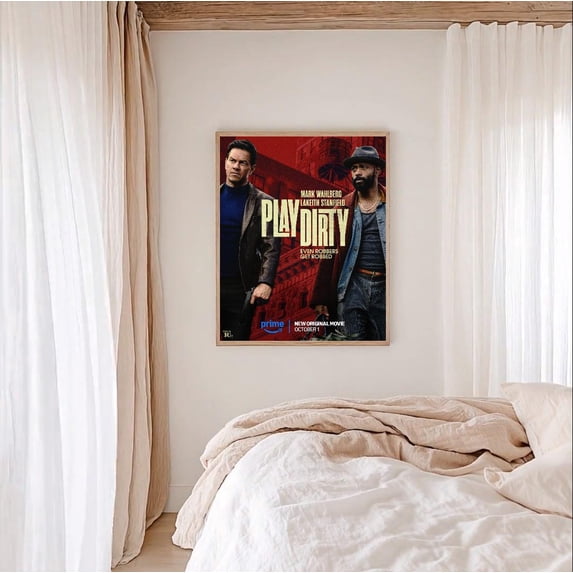 GATEGOO Poster Play Dirty 2025 Movie Poster New Action Film Print ...