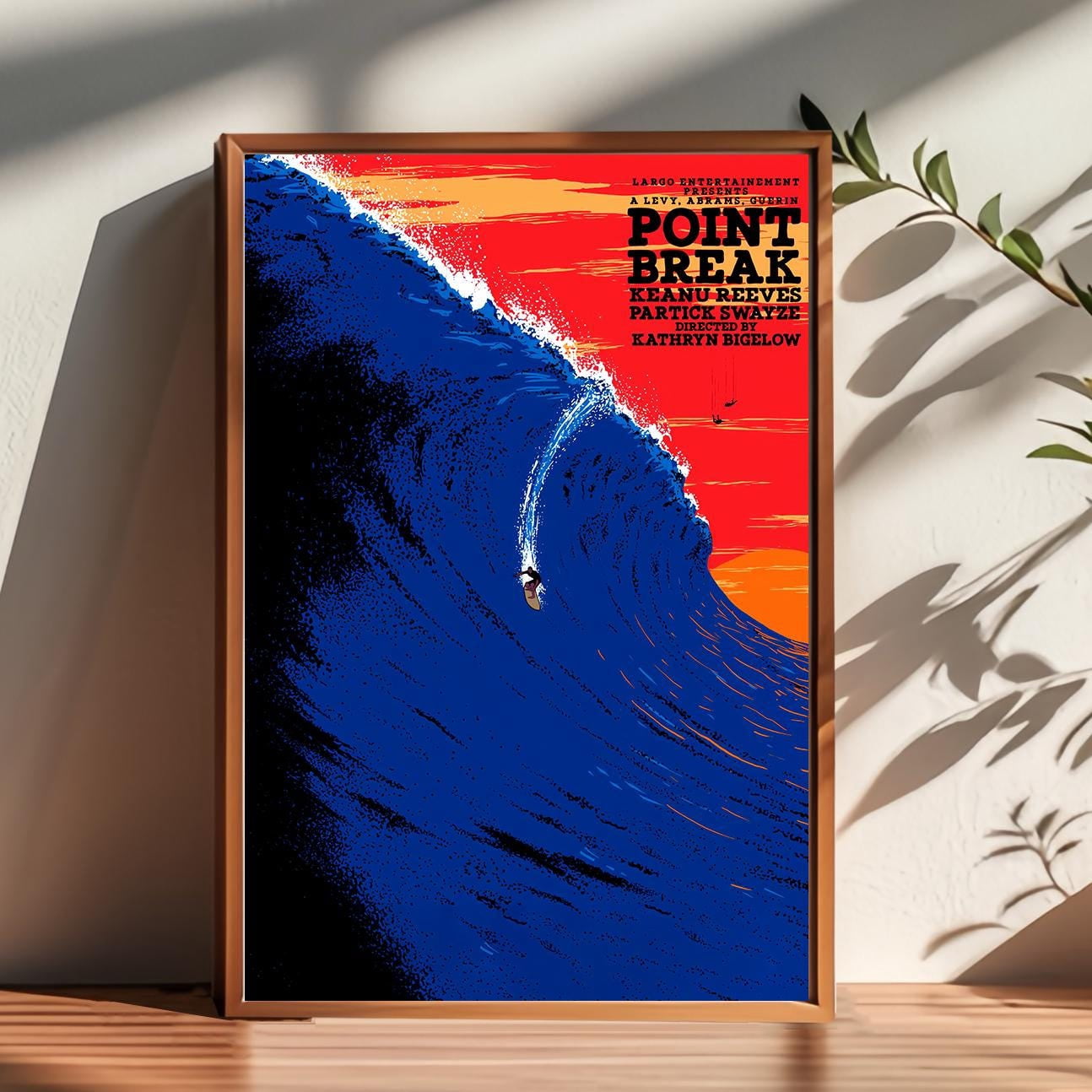 GATEGOO Poster Point Break Movie Poster: Wall Art 12X18, UNFRAMED ...