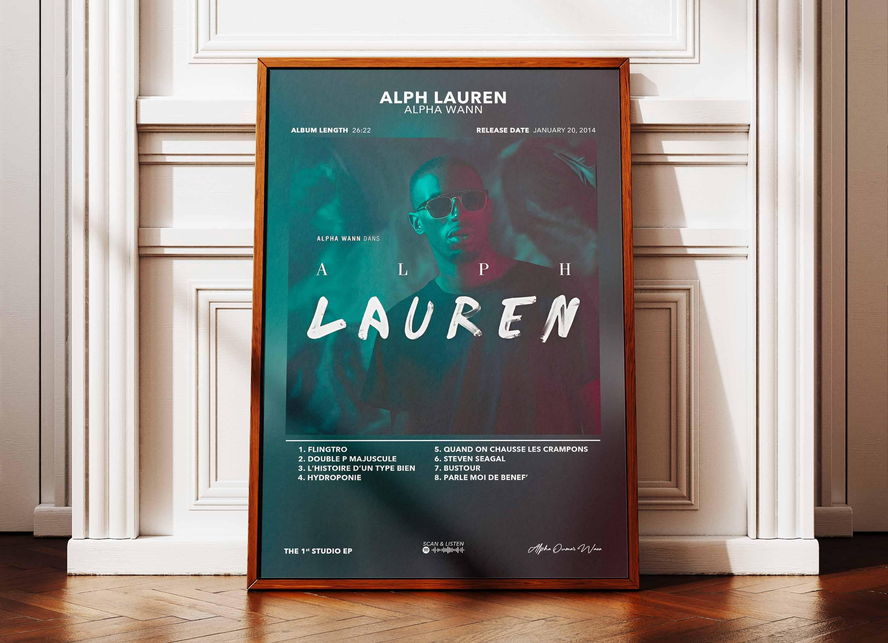 GATEGOO Poster Poster Album Alph Lauren Alpha Wann | Poster Alpha Wann ...