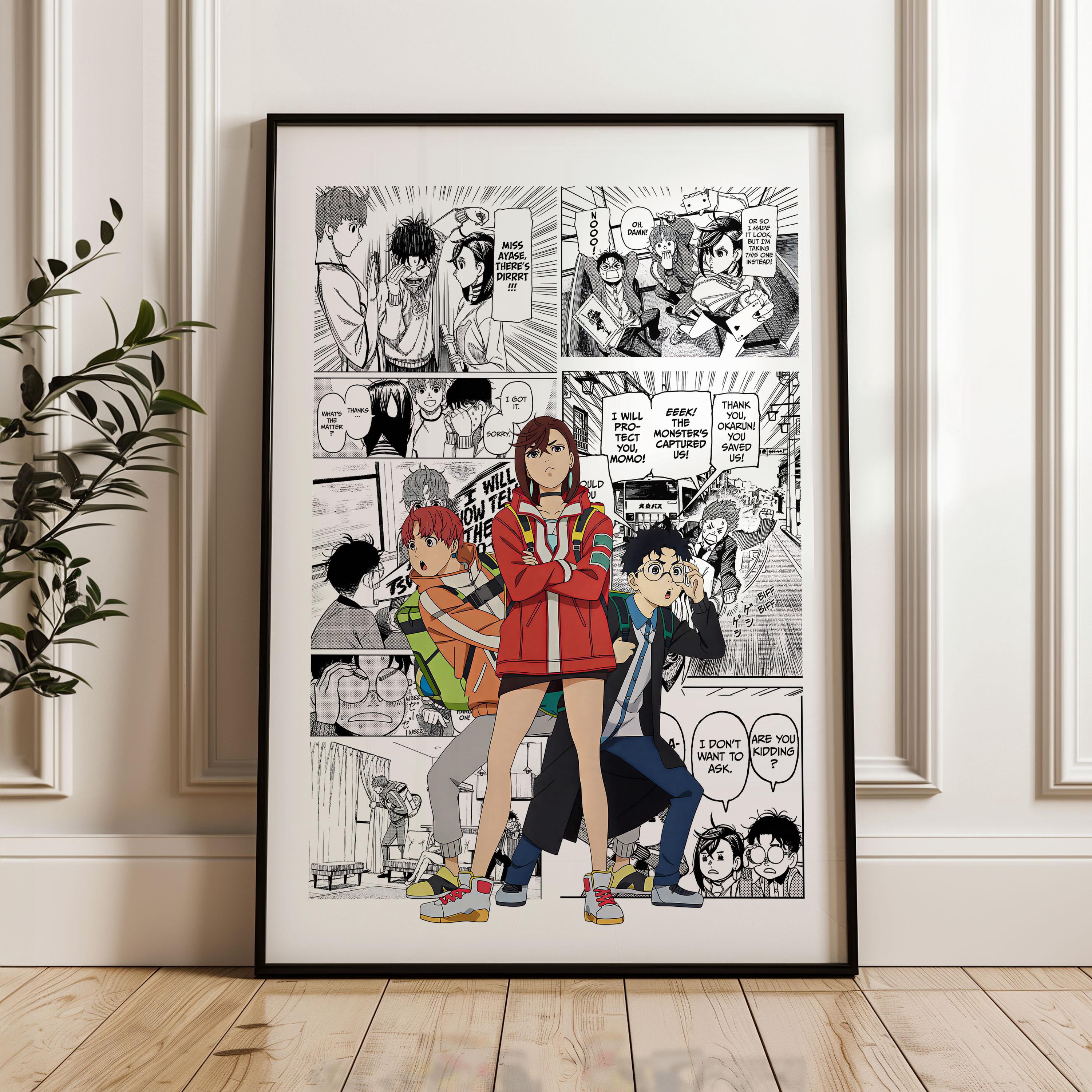 GATEGOO Poster Poster Dandadan Momo Ayase Jiji Okarun Poster: Anime ...