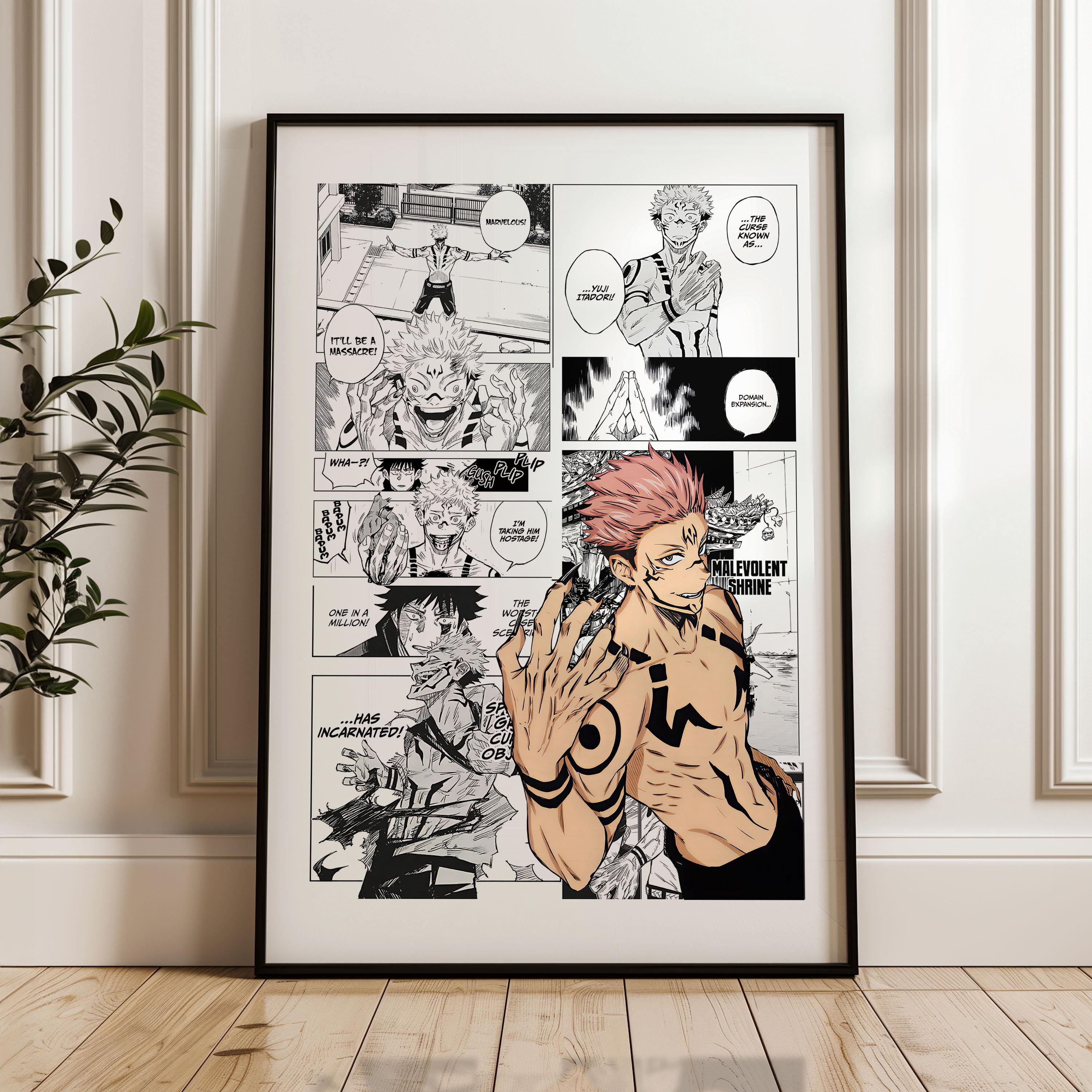 GATEGOO Poster Poster Jujutsu Kaisen Ryomen Sukuna Poster: Anime Poster ...