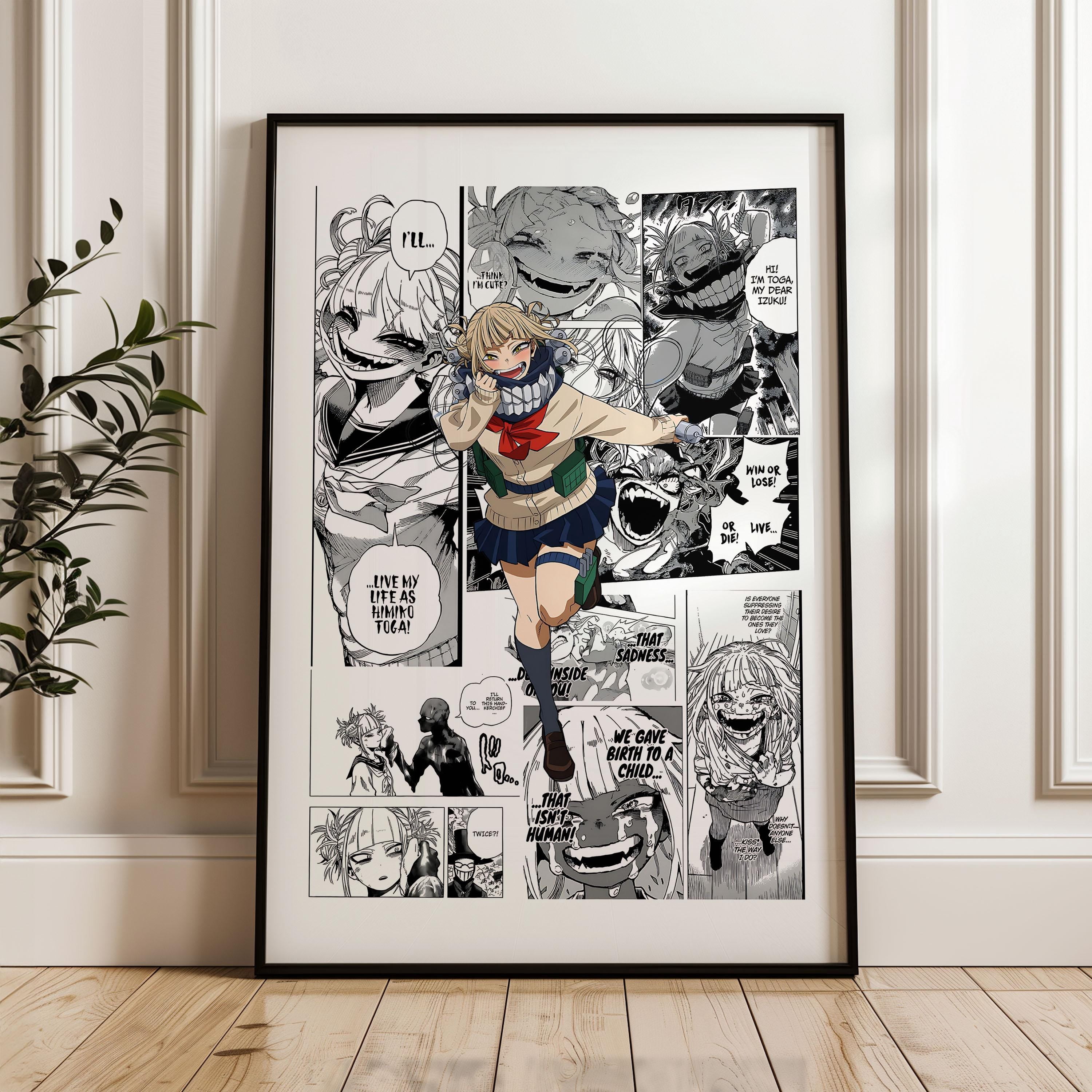 GATEGOO Poster Poster My Hero Academia Himiko Toga Manga Poster: Anime ...