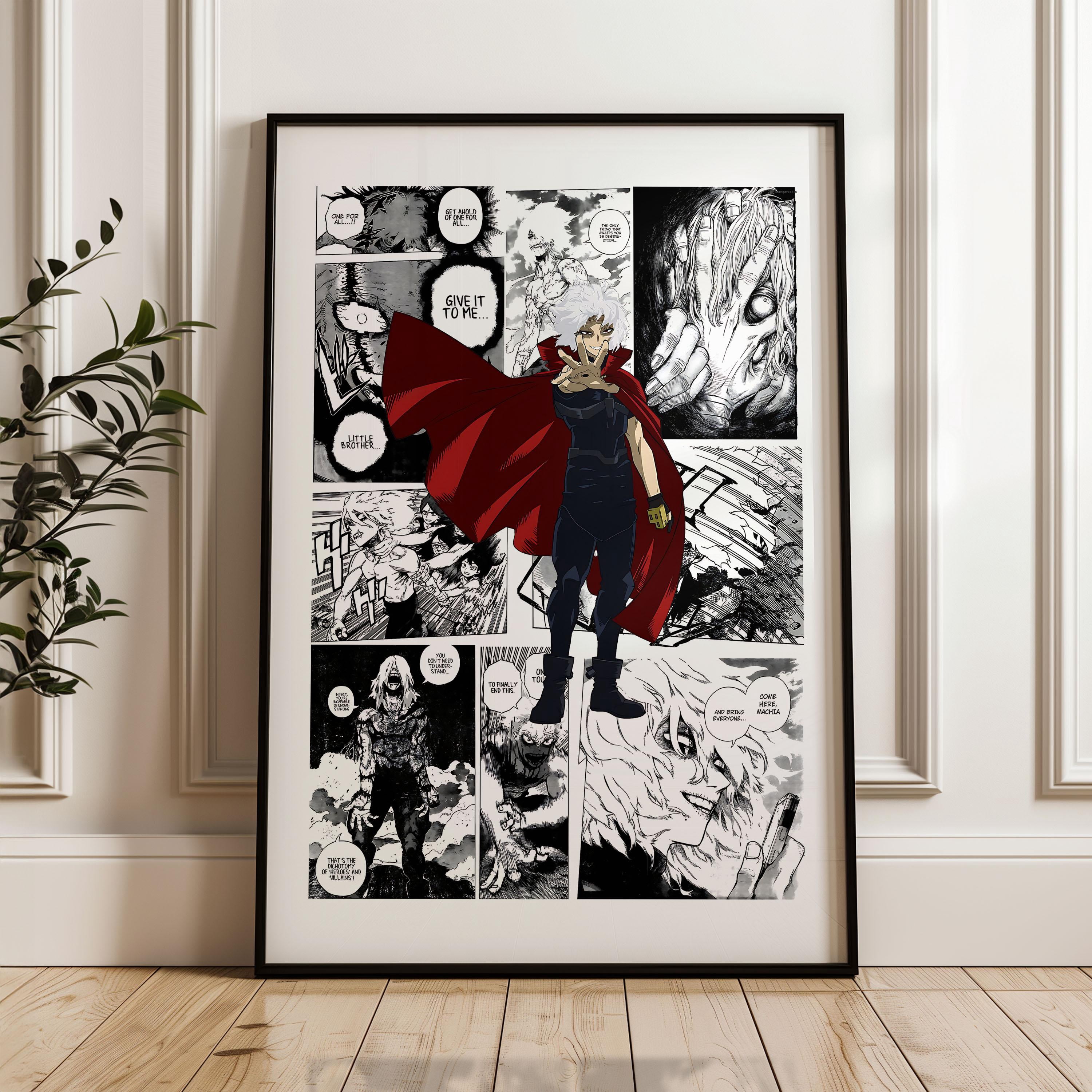 GATEGOO Poster Poster My Hero Academia Tomura Shigaraki Manga Poster ...