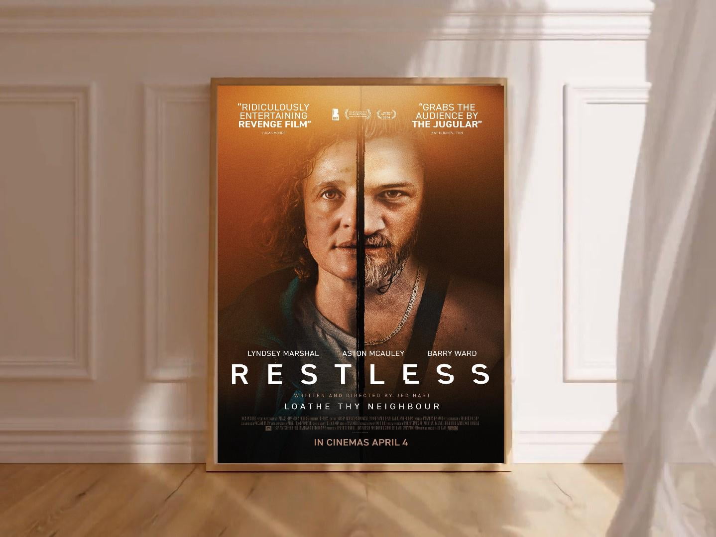 GATEGOO Poster Restless Poster 2025 Retro Tv Show Print Minimal Artwork ...