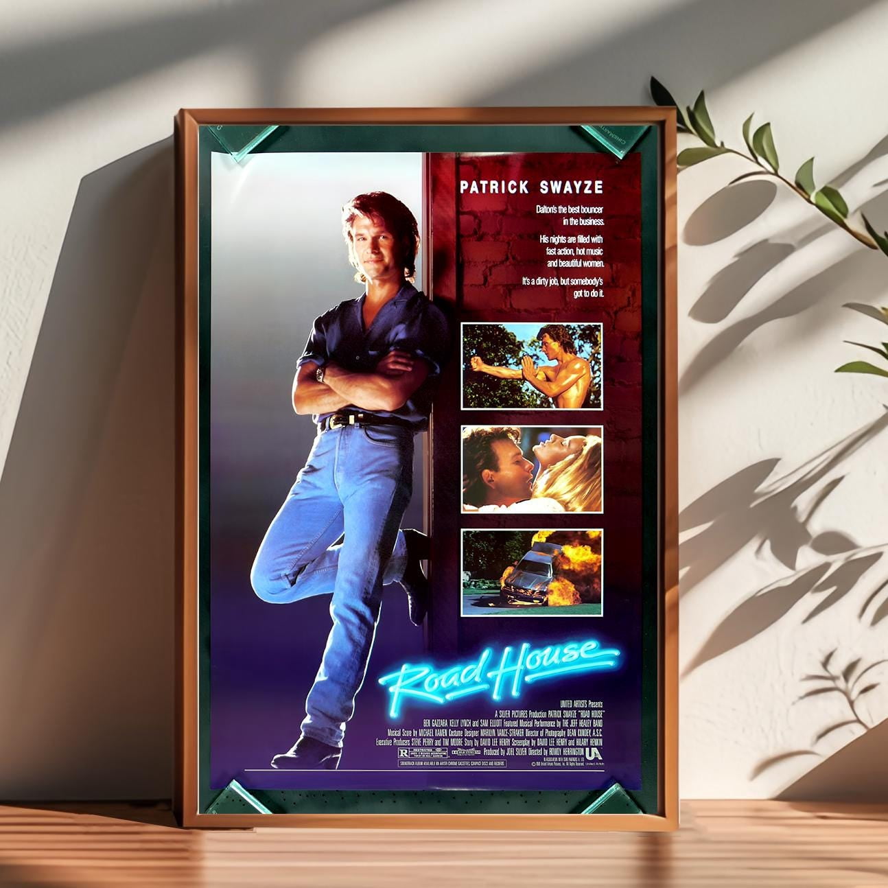 GATEGOO Poster Road House Movie Poster: Patrick Swayze, 80S Film Art ...
