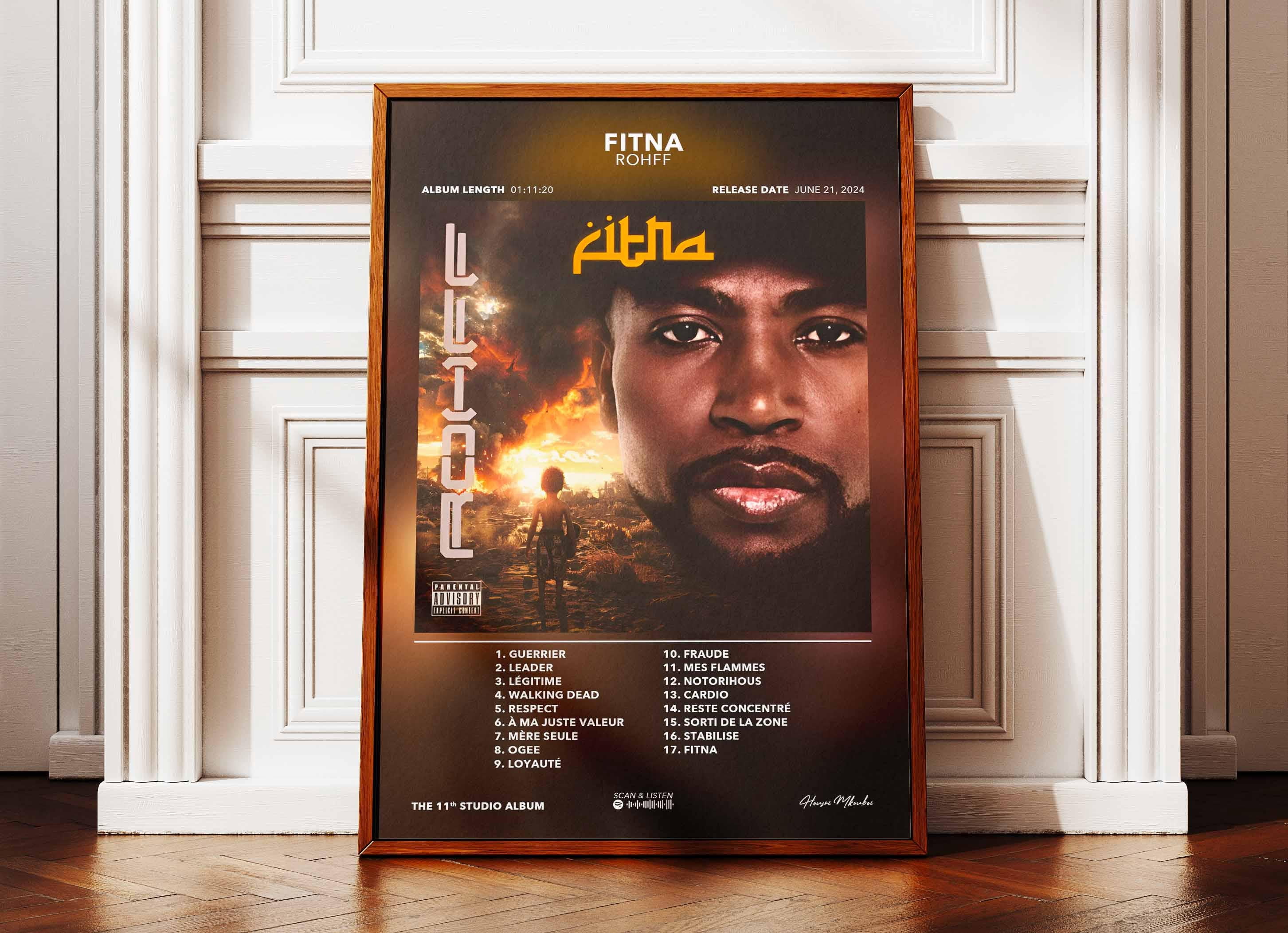 GATEGOO Poster Rohff Fitna Album Poster | Rohff Fitna Album Poster ...