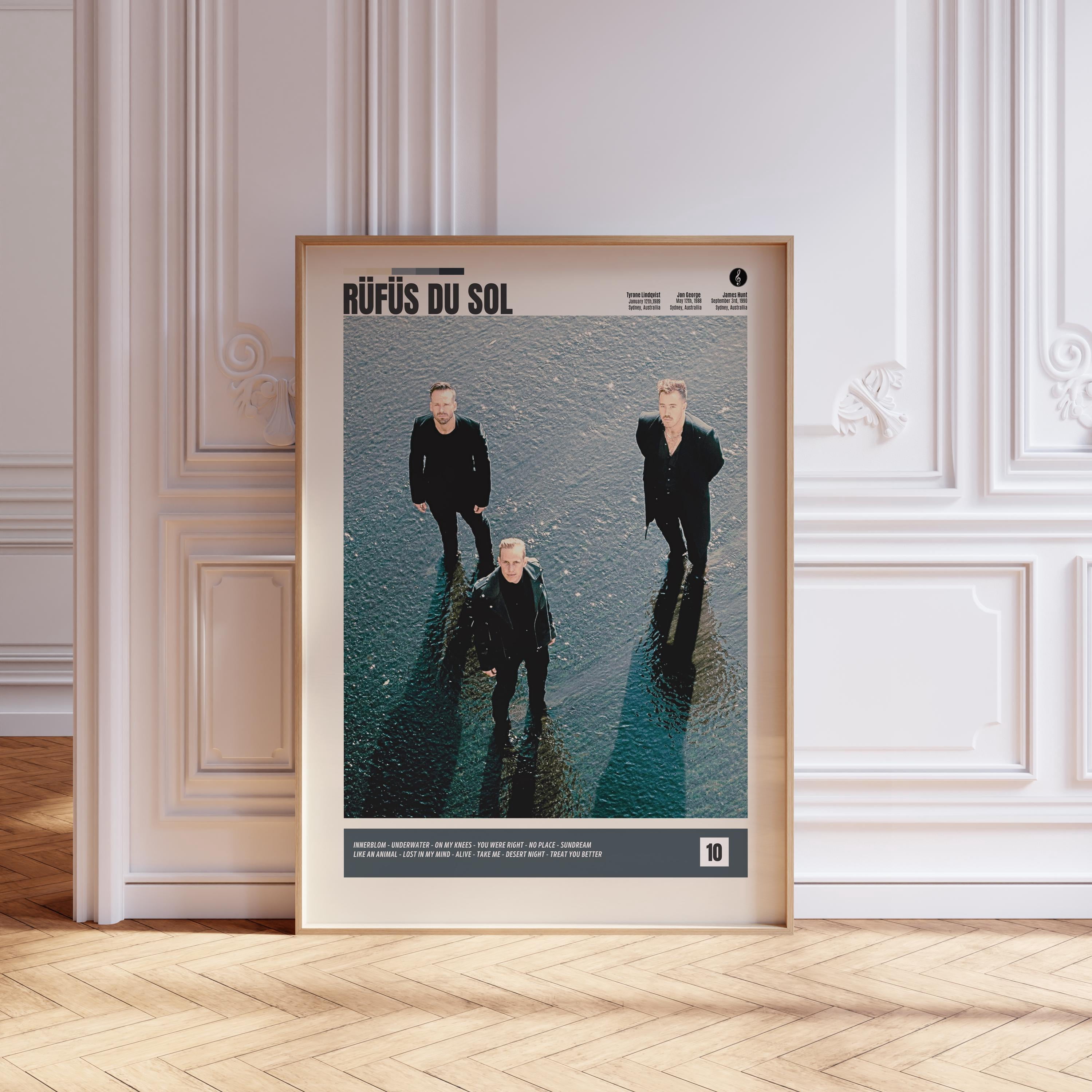 GATEGOO Poster Rufus Du Sol Poster, Rüfüs Poster, Rufus Du Sol ...