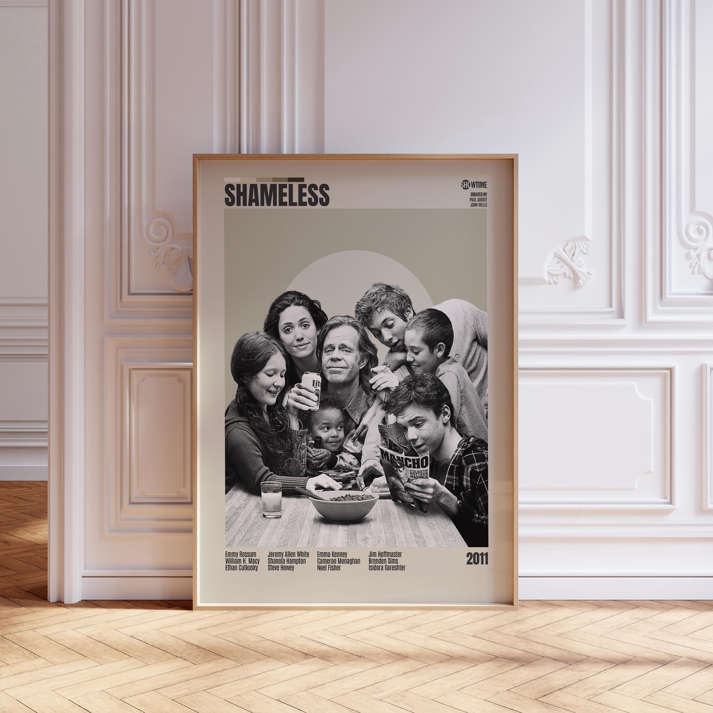 GATEGOO Poster Shameless Poster, Shameless Tv Series, Retro Movie Print ...