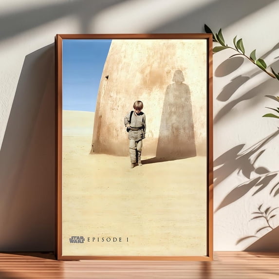 GATEGOO Poster Star Wars Episode I Poster: Wall Art Decor 24X36 ...
