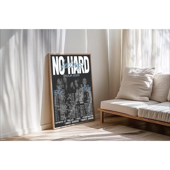 GATEGOO Poster The Beaches 2025 Tour Poster Official Concert Art Print ...