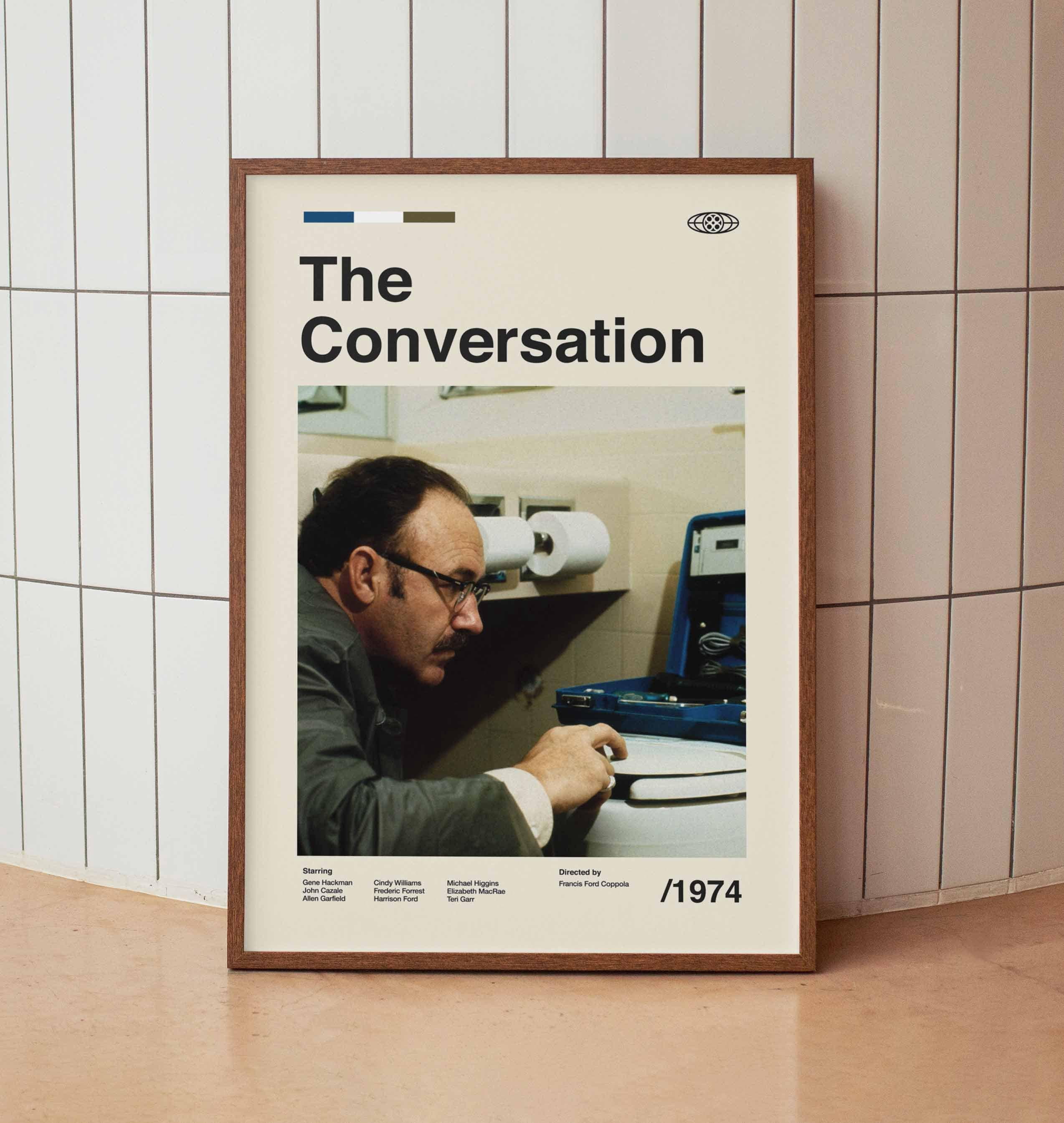 GATEGOO Poster The Conversation Wall Art Print - Francis Ford Coppola ...