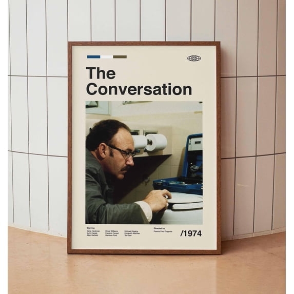 GATEGOO Poster The Conversation Wall Art Print - Francis Ford Coppola ...