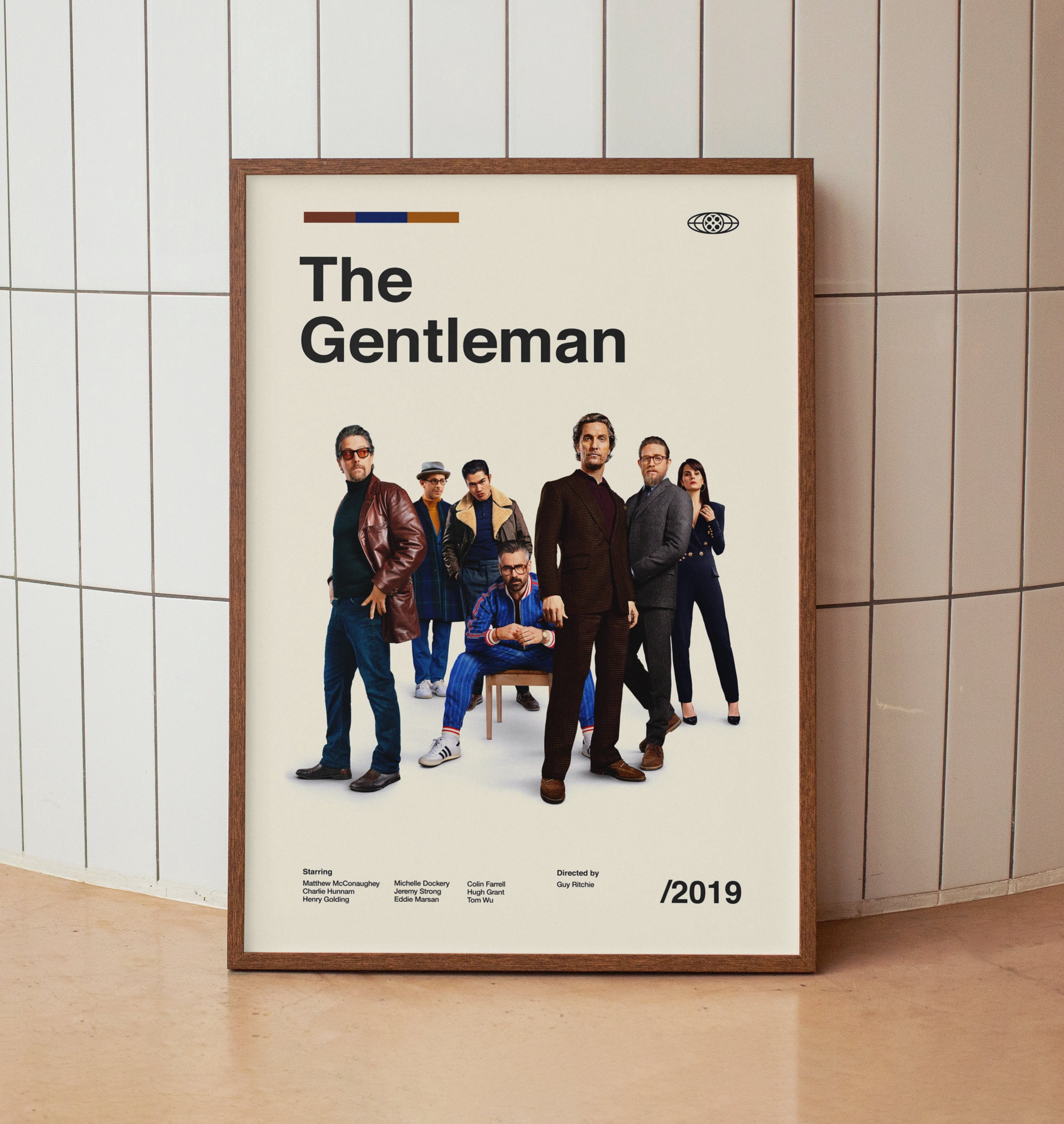 GATEGOO Poster The Gentlemen Wall Art Print - Matthew Mcconaughey Guy ...