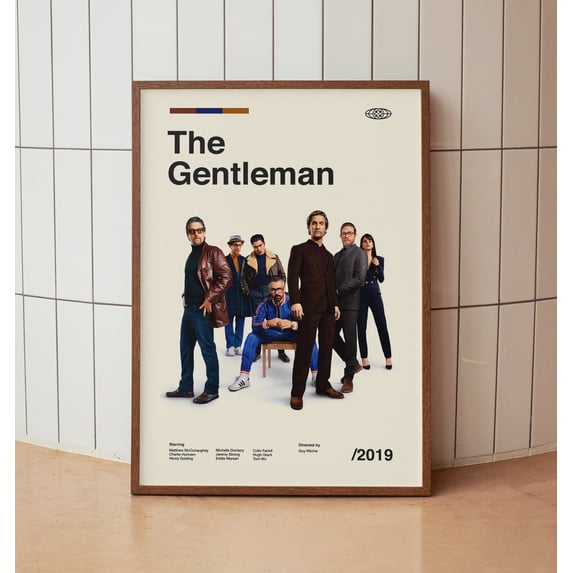 GATEGOO Poster The Gentlemen Wall Art Print - Matthew Mcconaughey Guy ...
