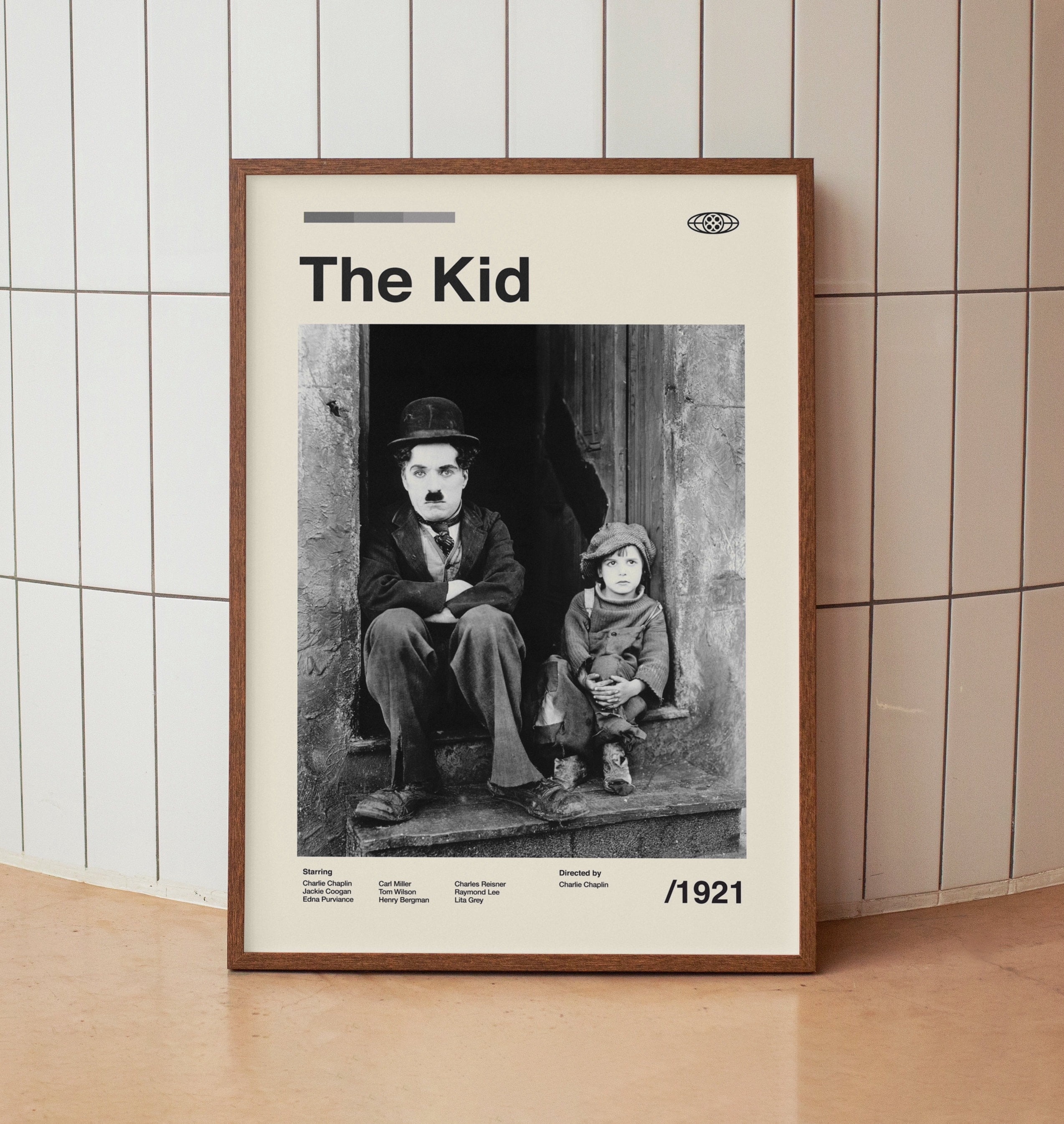 GATEGOO Poster The Kid 1921 Vintage Movie Poster - Charlie Chaplin ...
