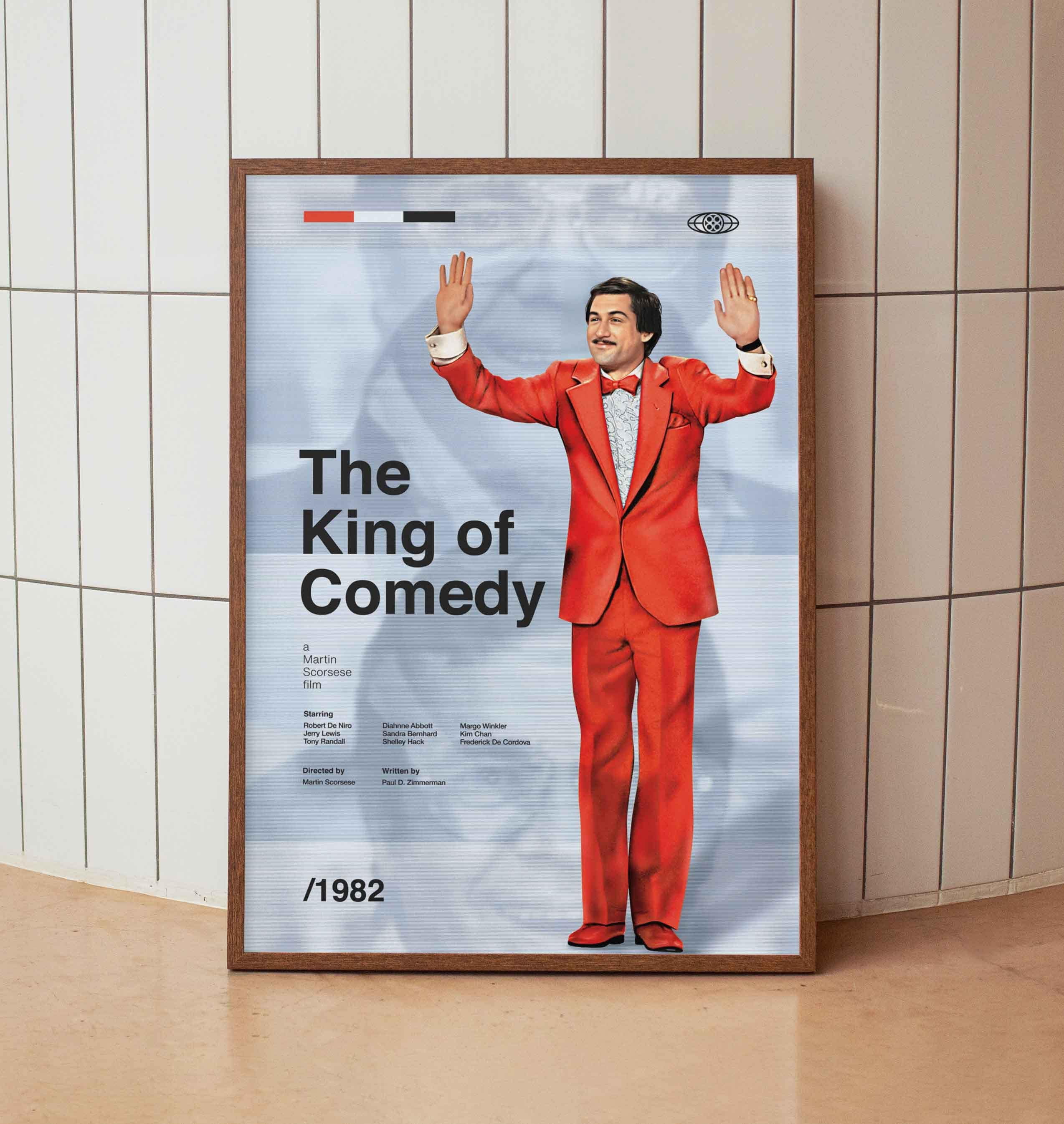 GATEGOO Poster The King Of Comedy Wall Art Print - Robert De Niro ...