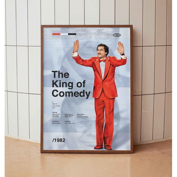 GATEGOO Poster The King Of Comedy Wall Art Print - Robert De Niro ...