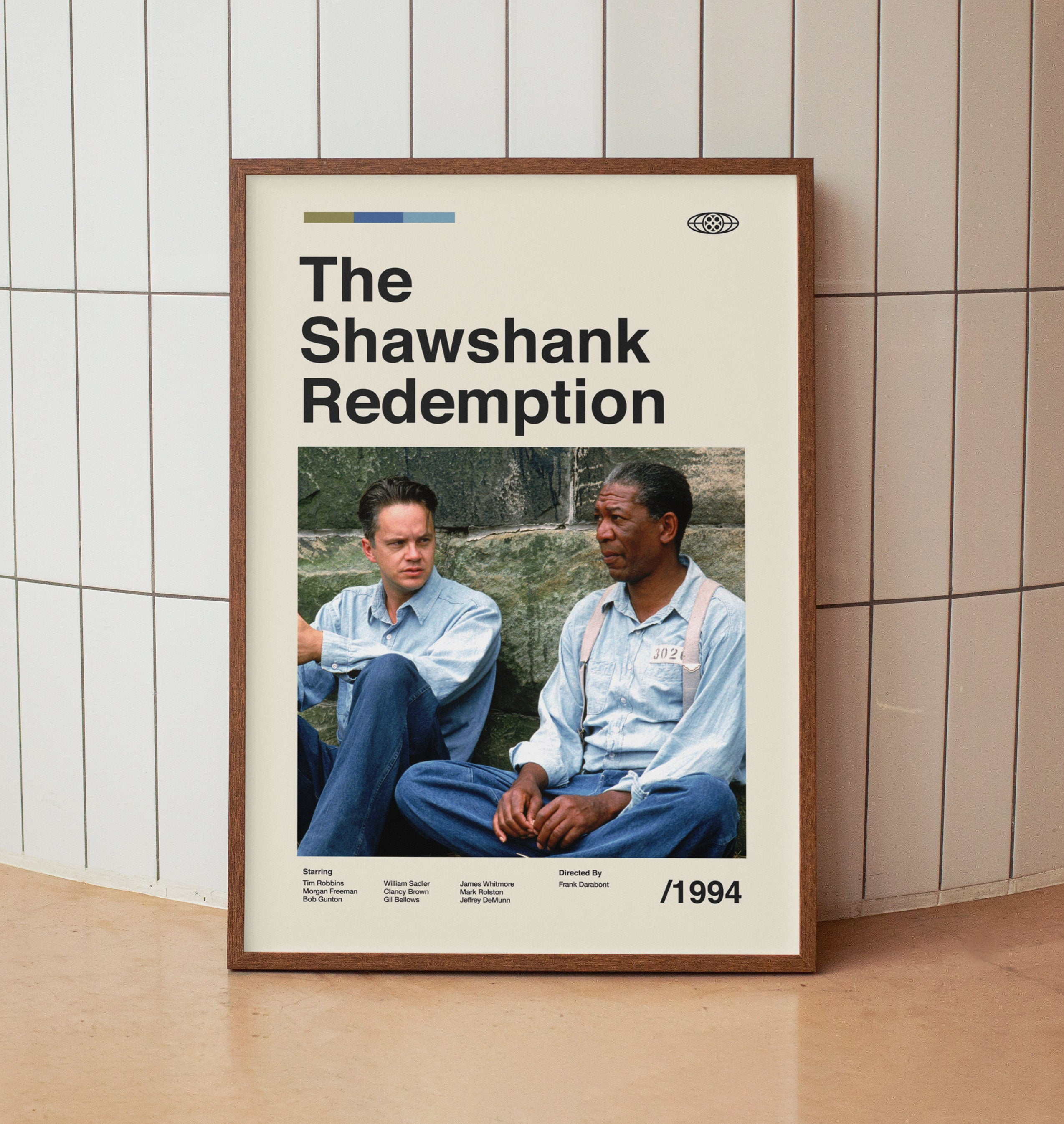 GATEGOO Poster The Shawshank Redemption Midcentury Modern Print - Tim ...