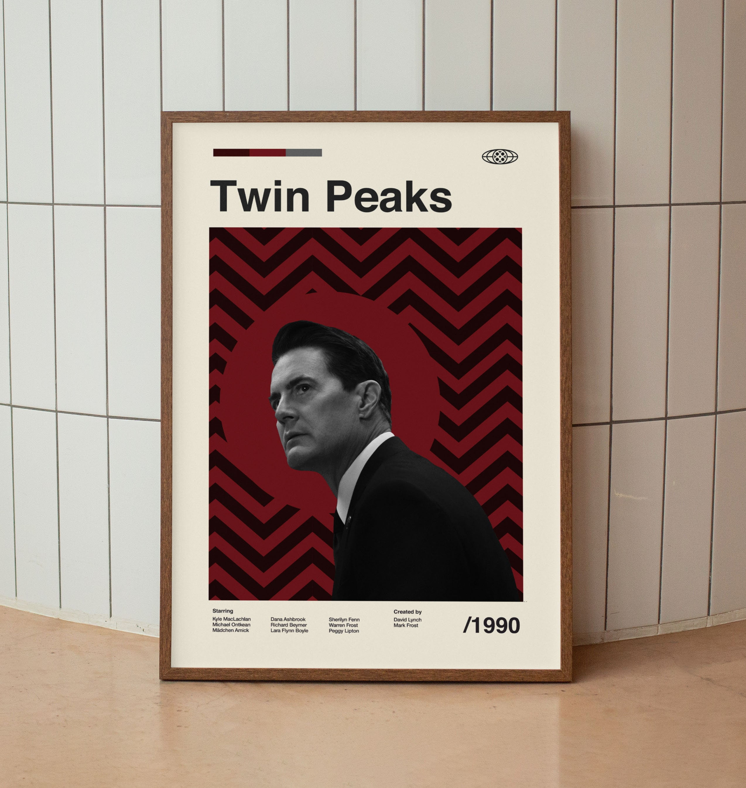 GATEGOO Poster Twin Peaks Wall Art Print - Kyle Maclachlan David Lynch ...