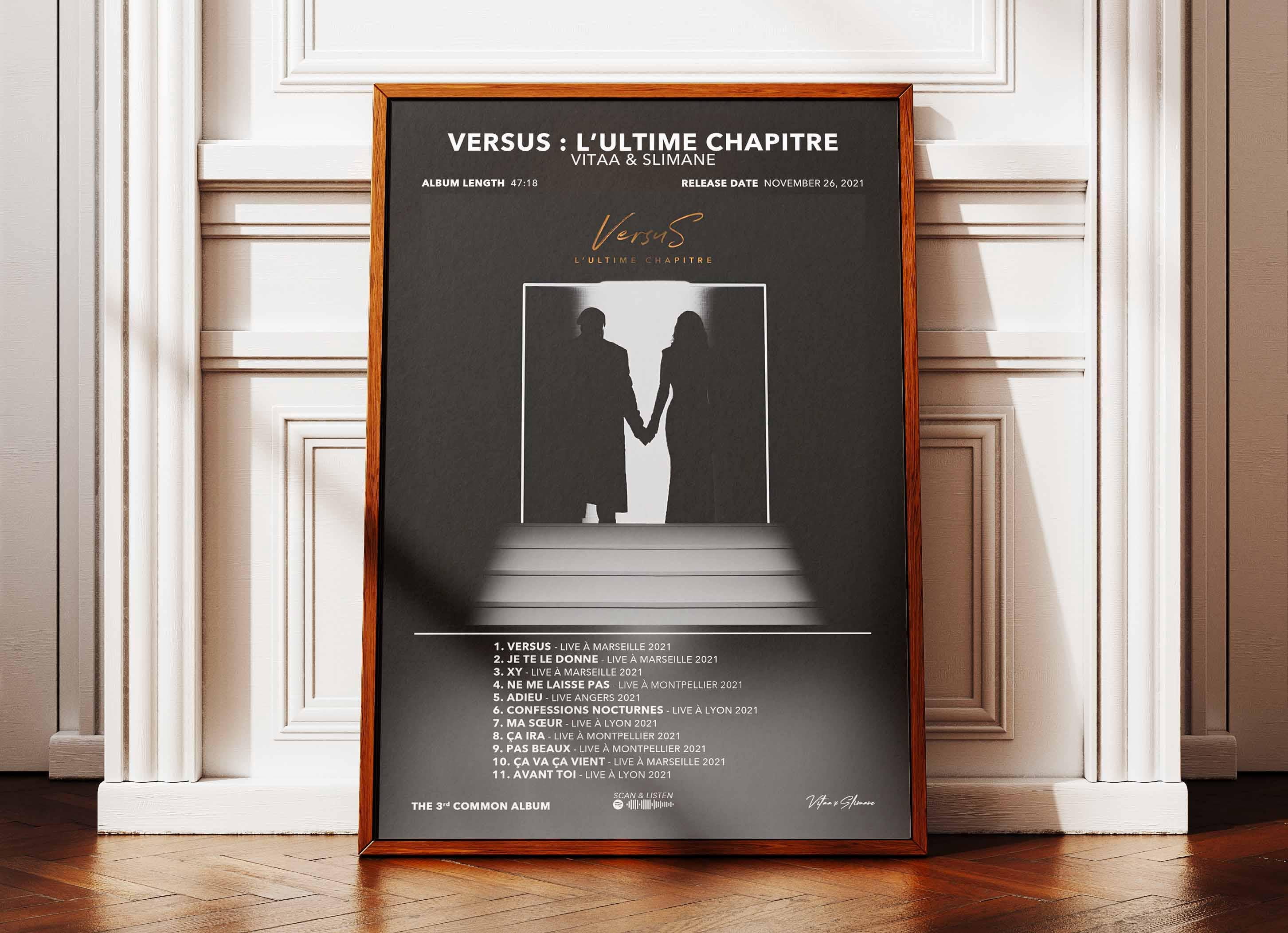 GATEGOO Poster Versusalbum Poster Vitaa & Slimane | Vitaa Slimane Album ...