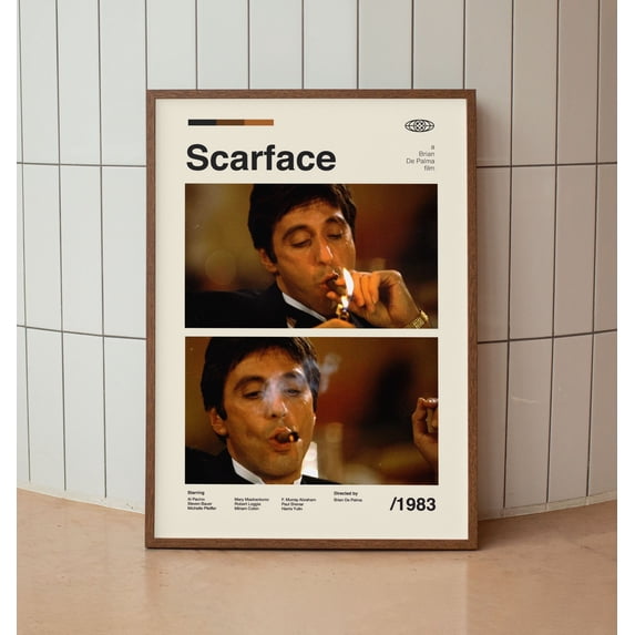 GATEGOO Poster Vintage Wall Art Print - Al Pacino Film Poster - Mid ...