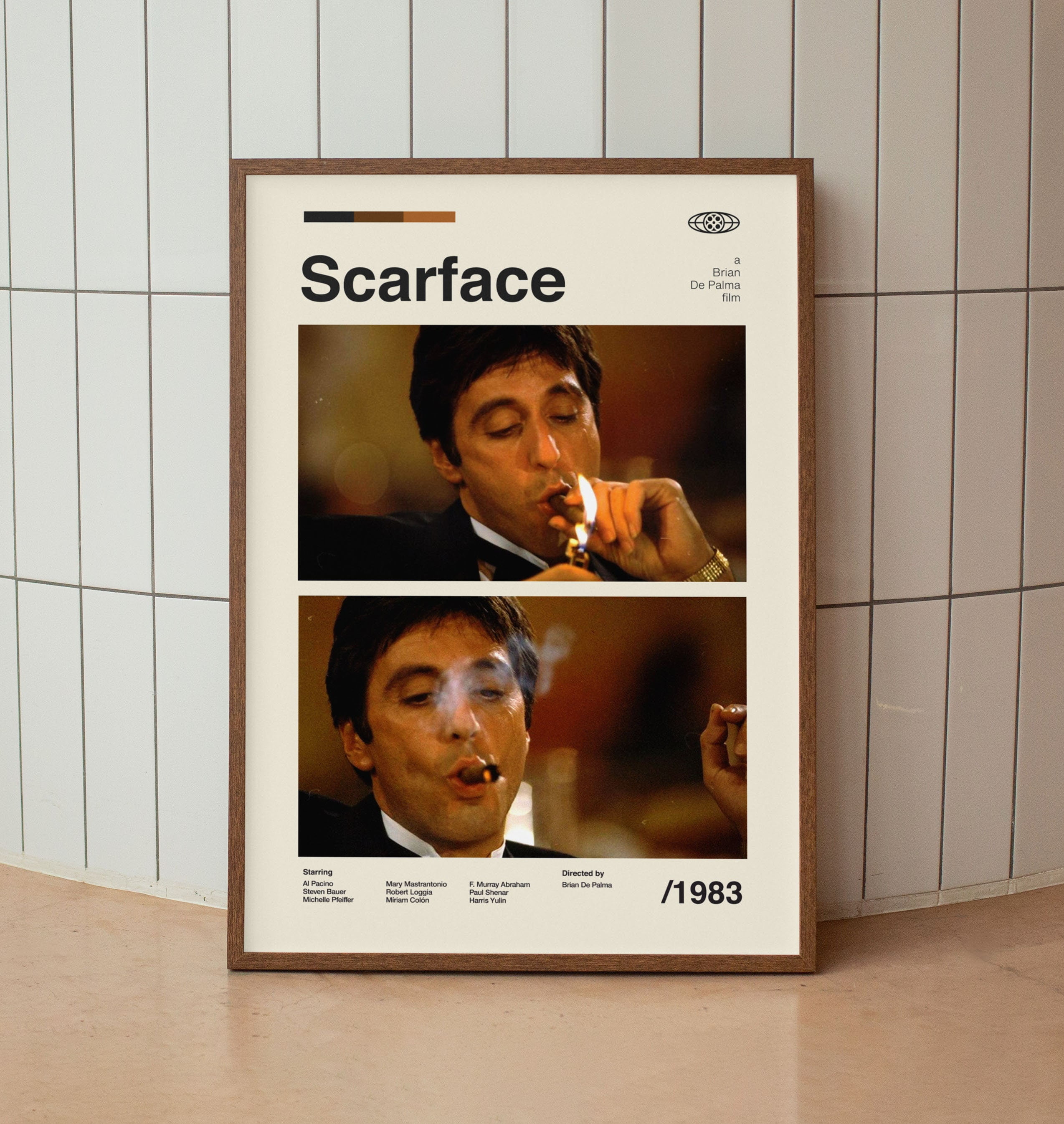 GATEGOO Poster Vintage Wall Art Print - Al Pacino Film Poster - Mid ...
