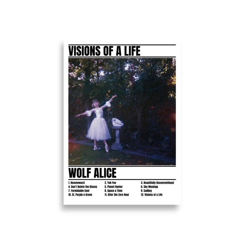 GATEGOO Poster Visions Of A Life - Wolf Alice - Album Poster 16X24 ...
